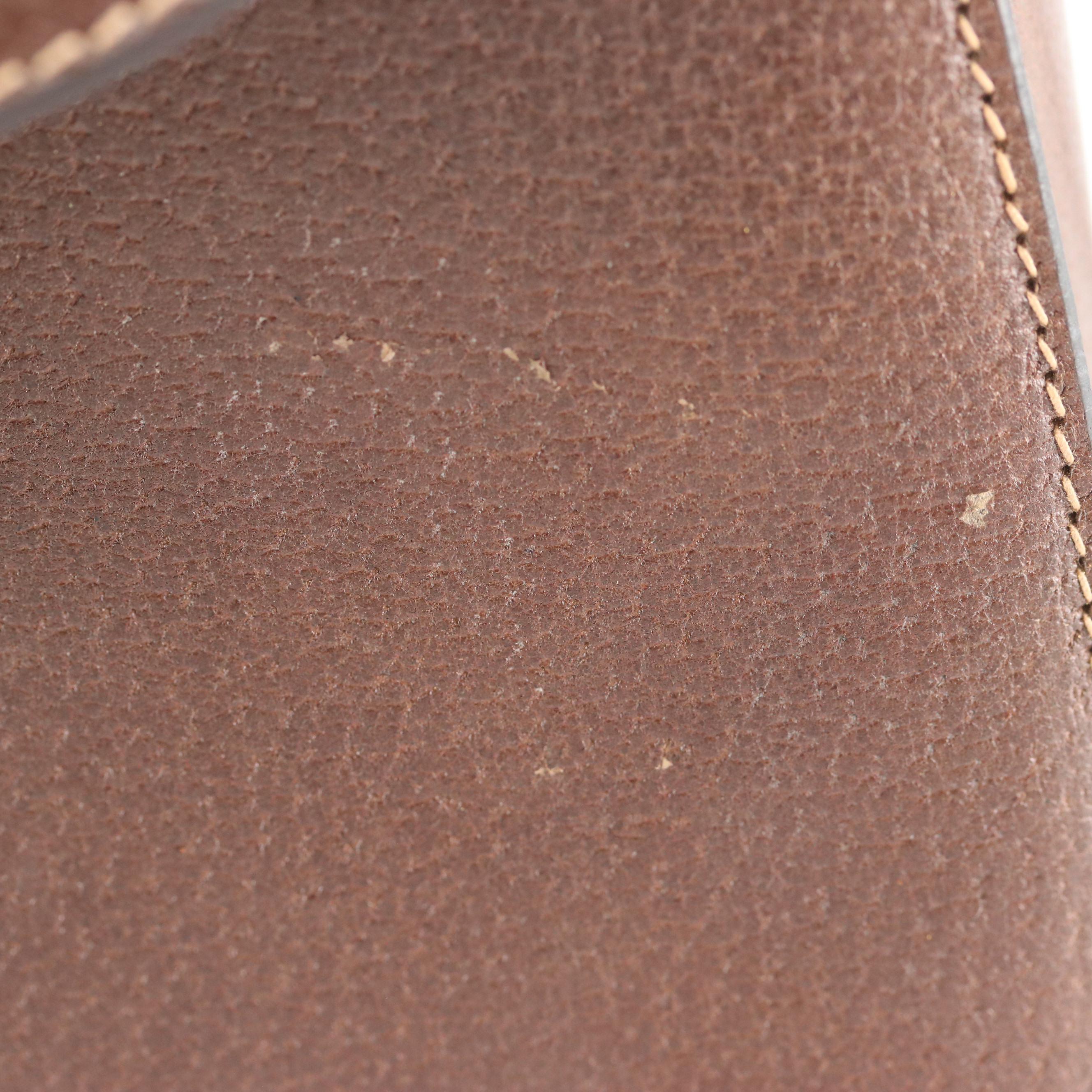 Gucci Bamboo Turn-Lock Two Way Bag in Chocolate Brown Cinghiale Leather ...