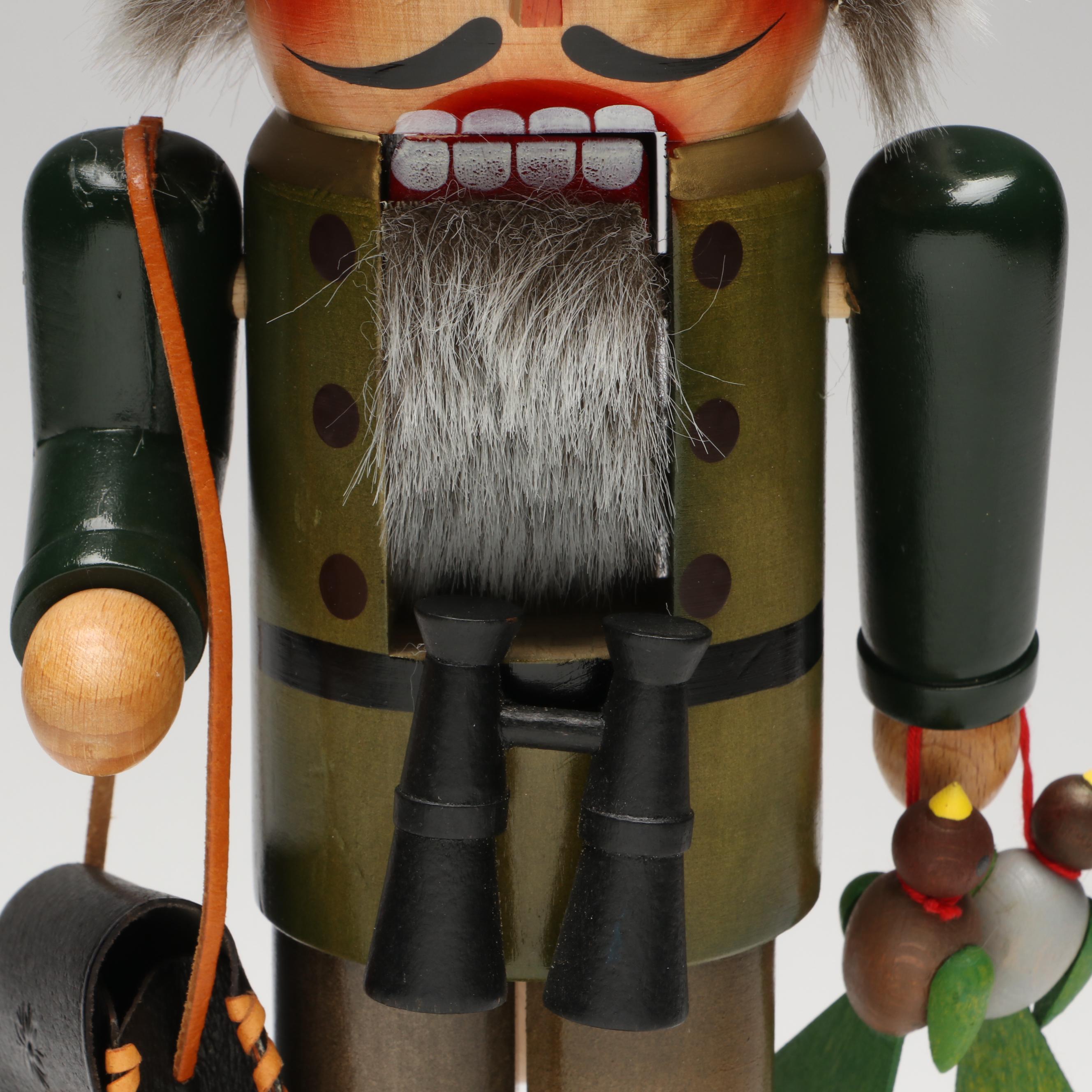 Steinbach German Handmade Wooden Hunter Nutcracker | EBTH