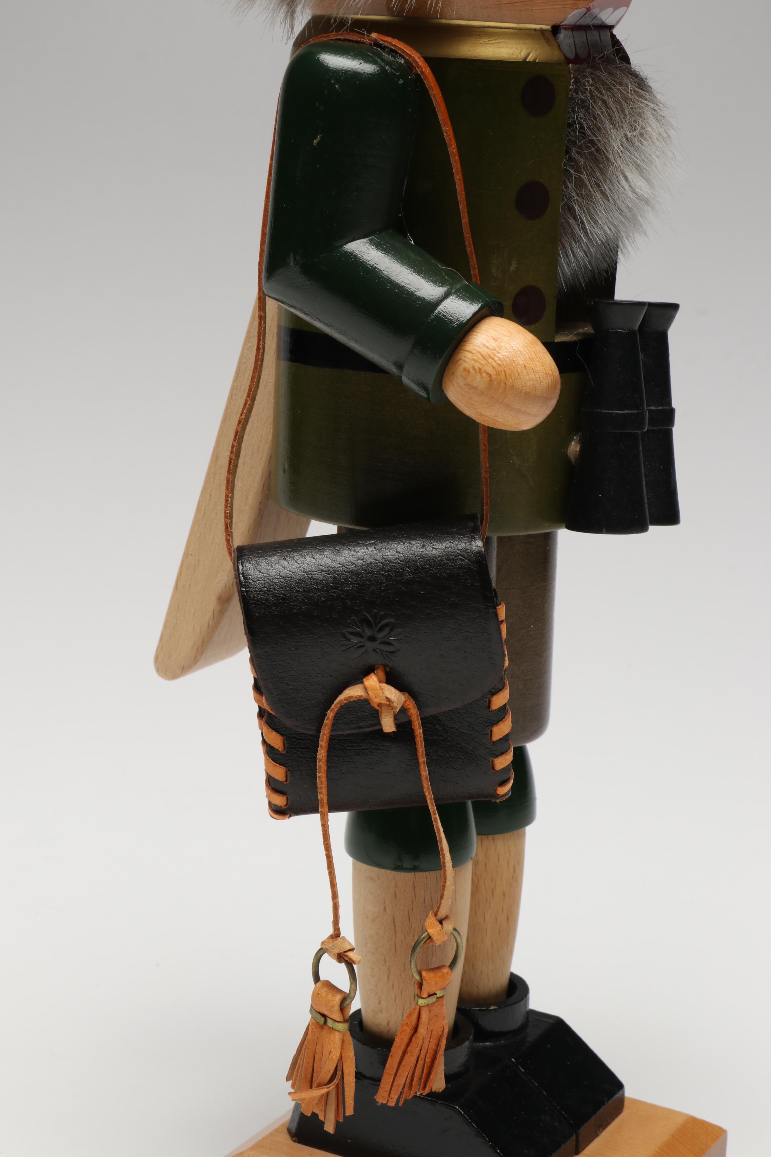 Steinbach German Handmade Wooden Hunter Nutcracker | EBTH