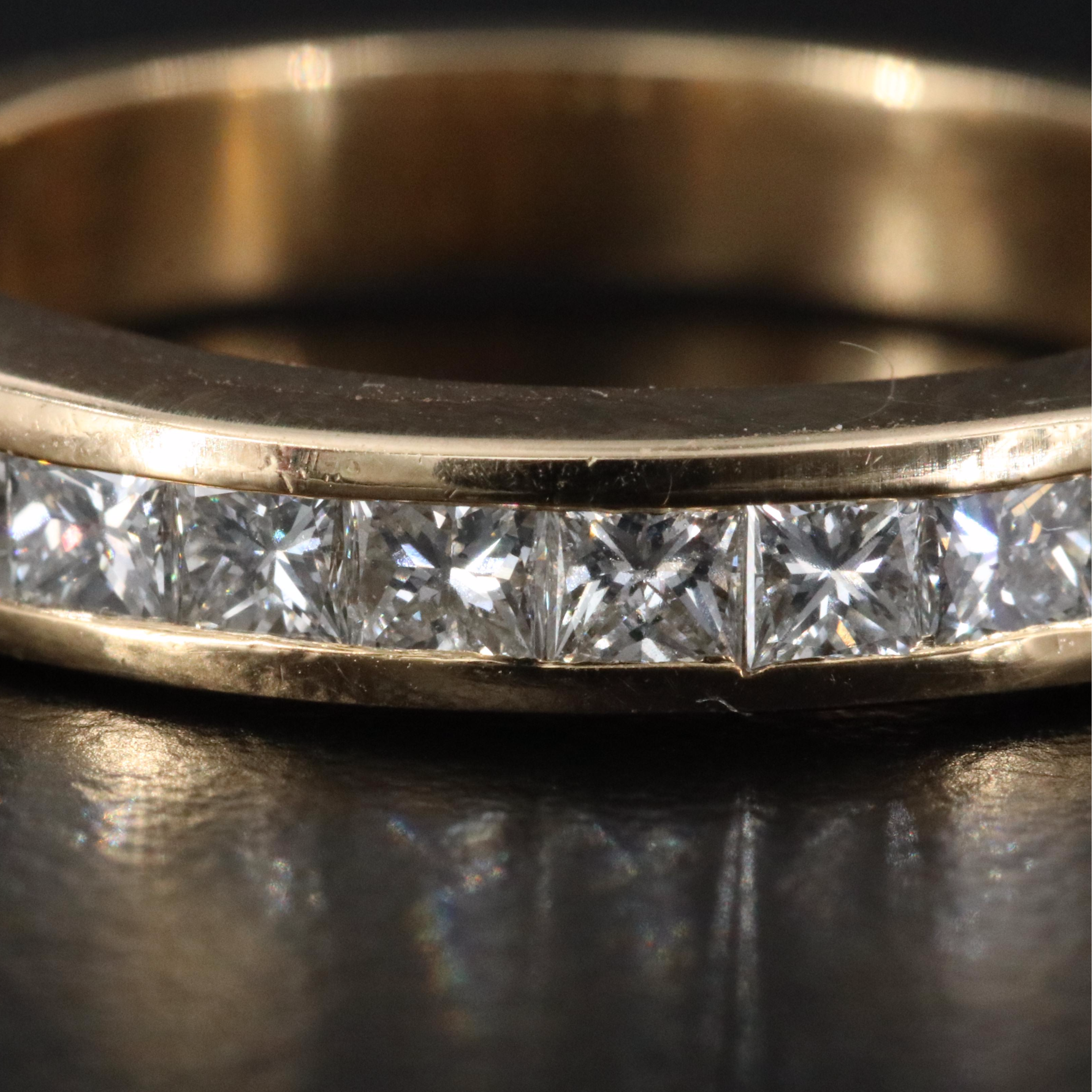14K 1.00 CTW Diamond Channel Band | EBTH