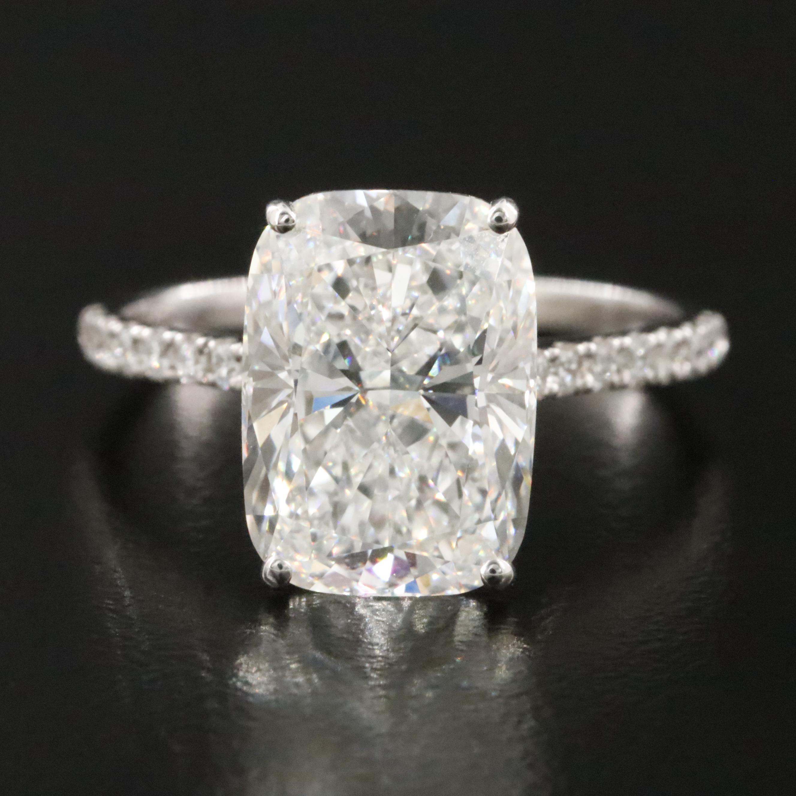 14K 5.32 CTW Lab Grown Diamond Ring with IGI Report | EBTH