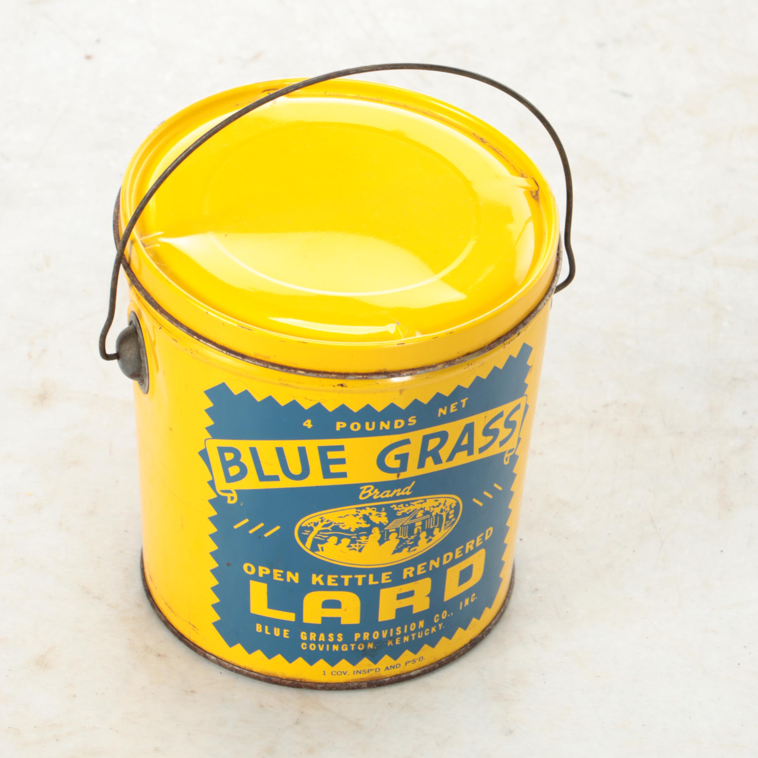 Fort Pitt, Morning Star, Kahn's and More Vintage Metal Lard Containers ...