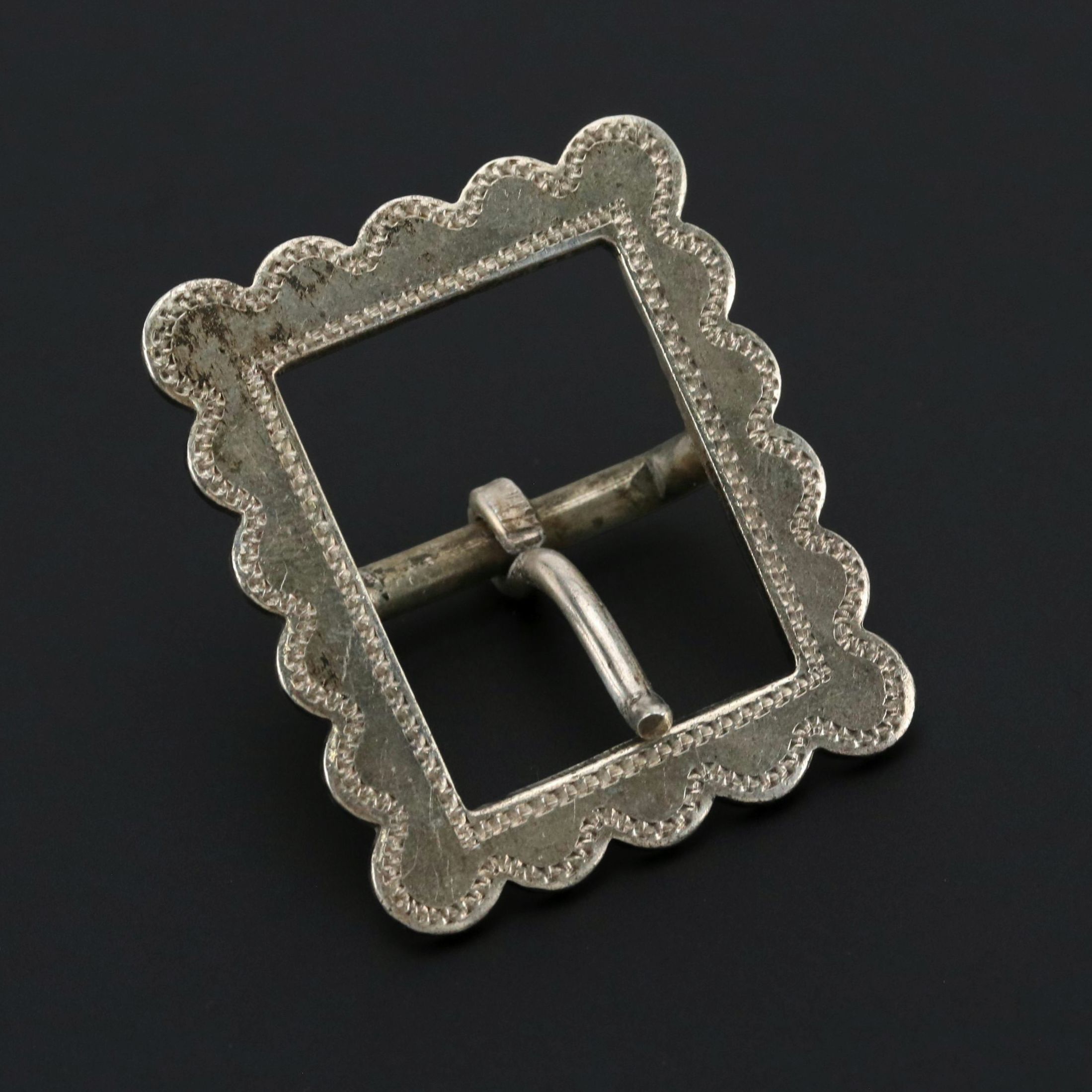 Keyston Bros. of San Francisco California Etched/Scallop Sterling ...