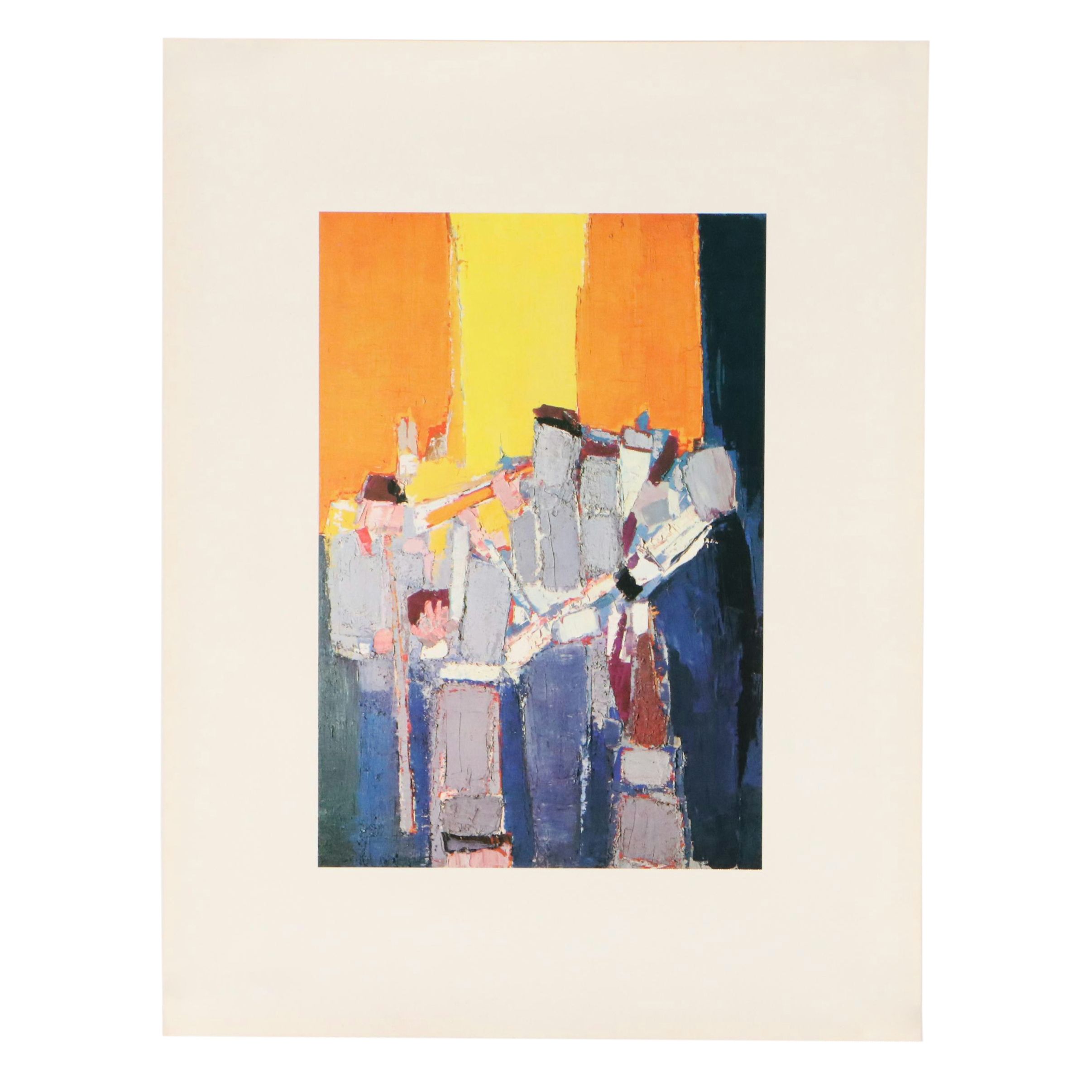After Nicolas de Staël Offset Lithograph "Musicians" | EBTH