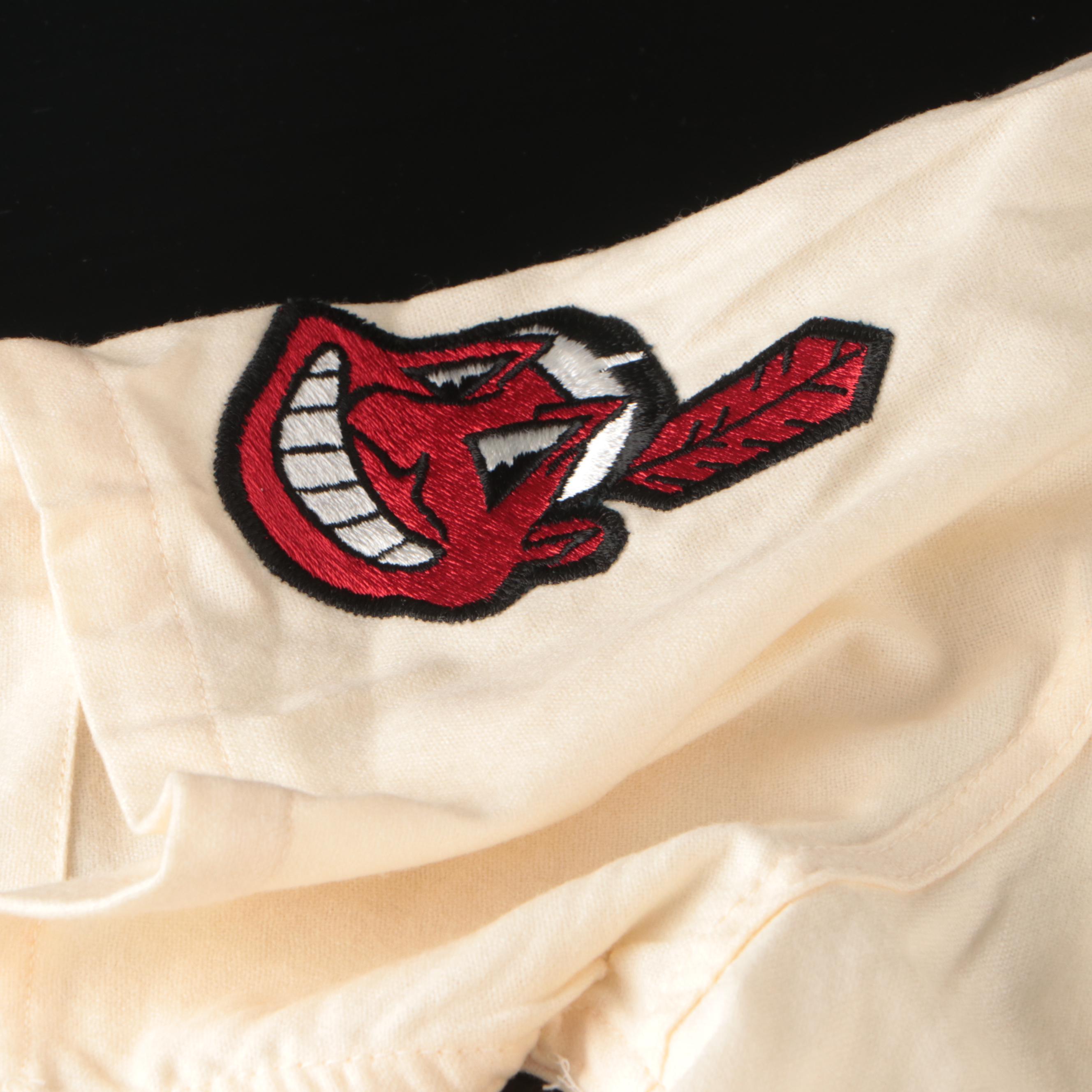 Al Lopez Signed "HOF 1977" Cleveland Indians Mitchell & Ness Jersey ...