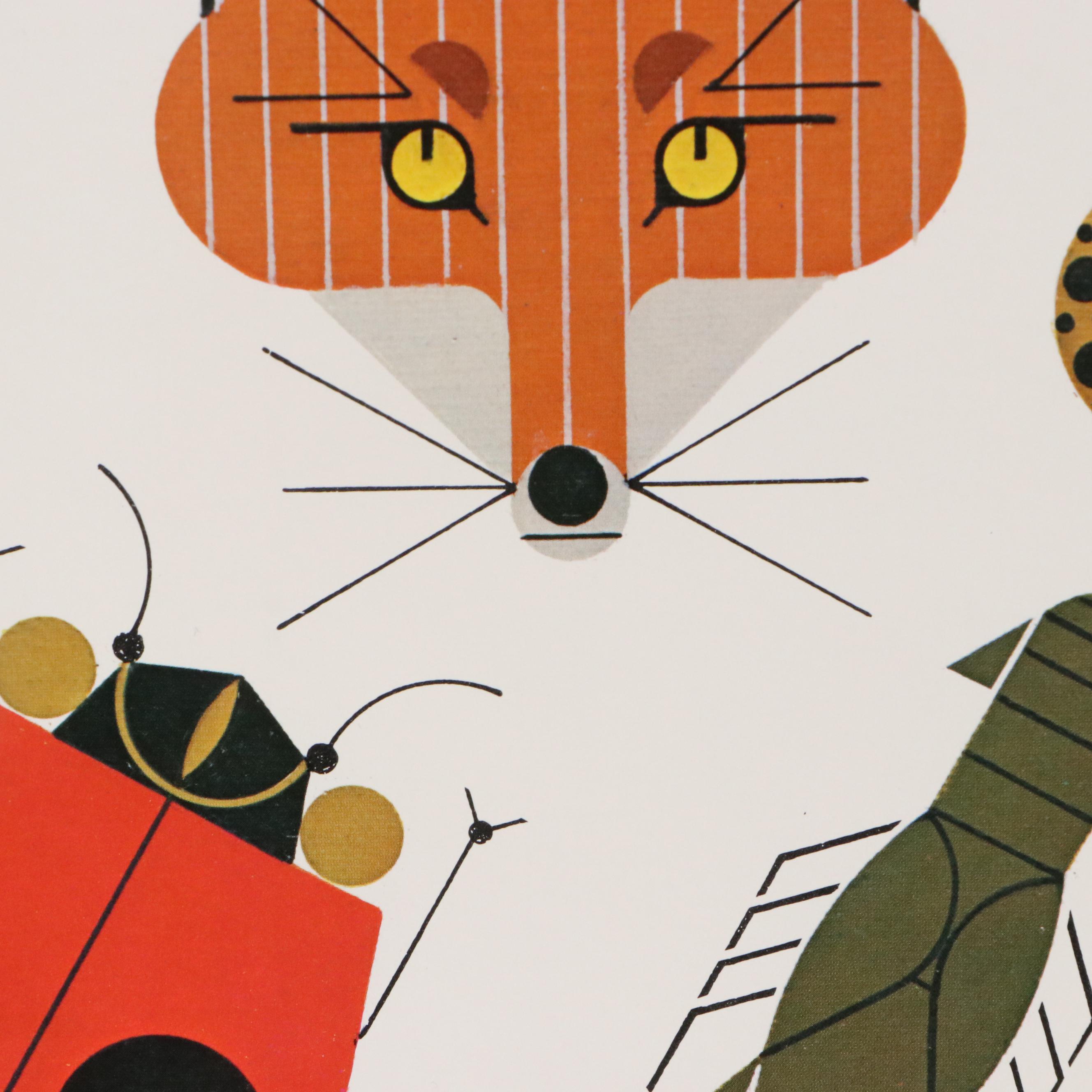 Charley Harper Offset Lithograph Poster "Space for All Species" | EBTH