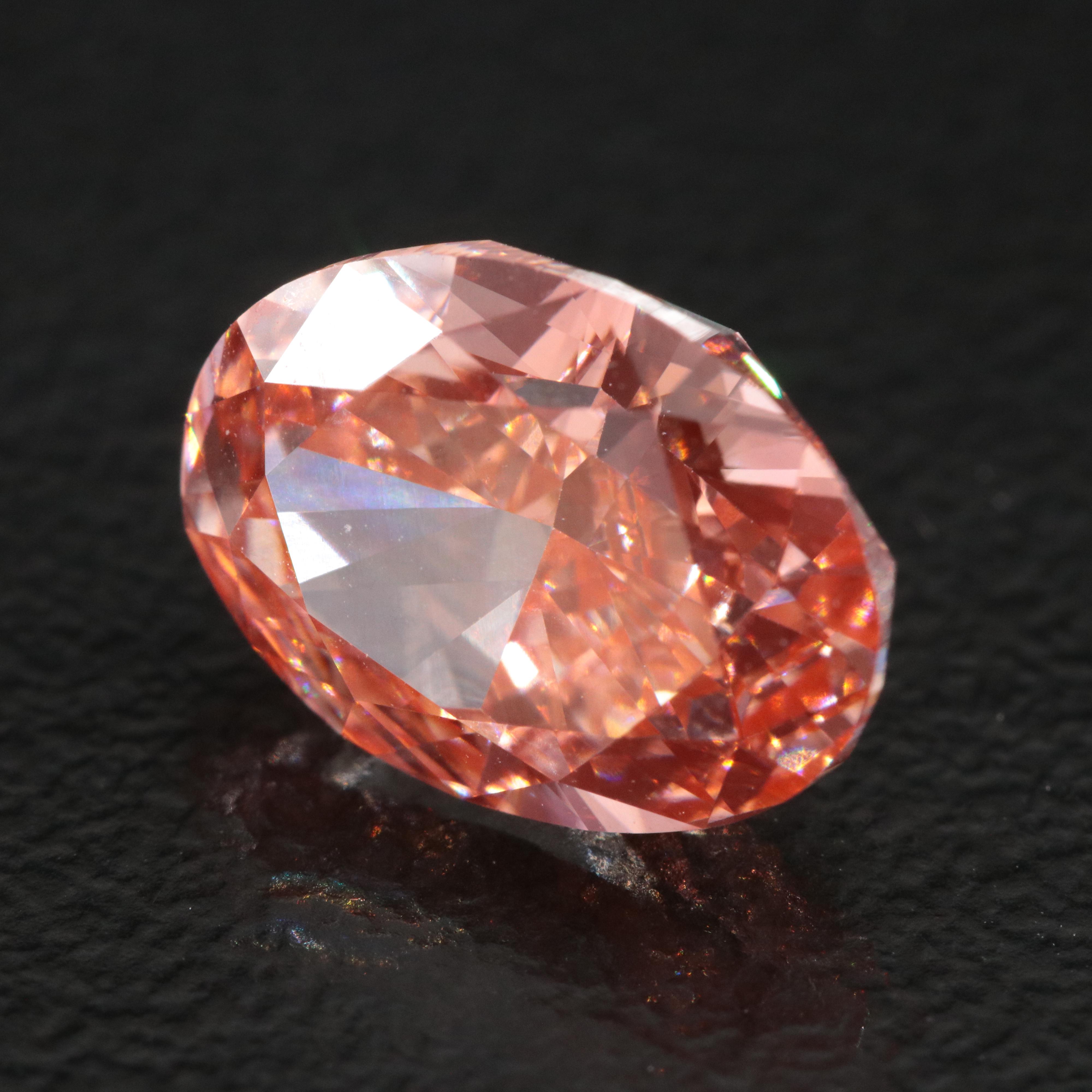 Loose 2.97 CT Lab Grown Fancy Pink Diamond with IGI Report | EBTH