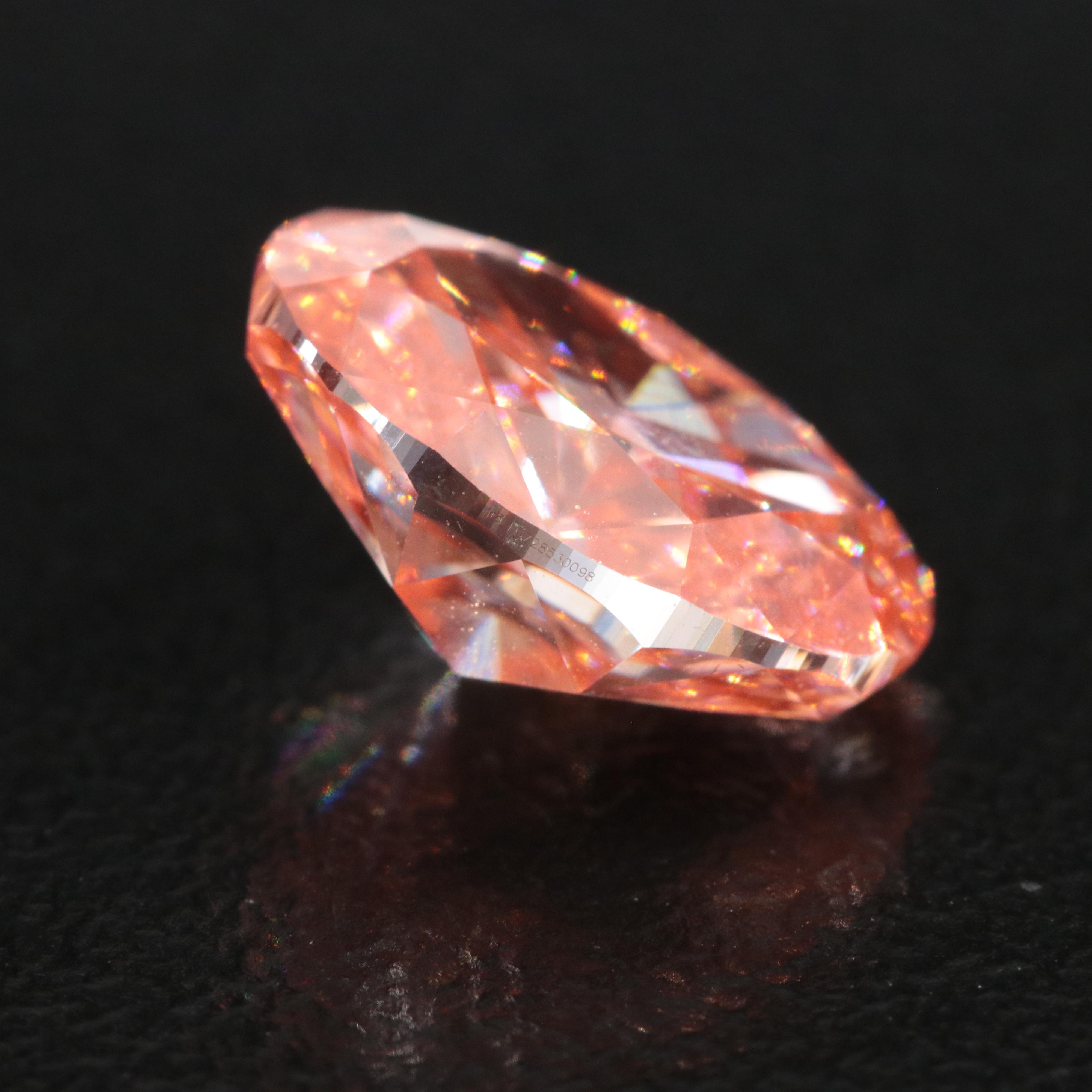 Loose 2.97 CT Lab Grown Fancy Pink Diamond with IGI Report | EBTH