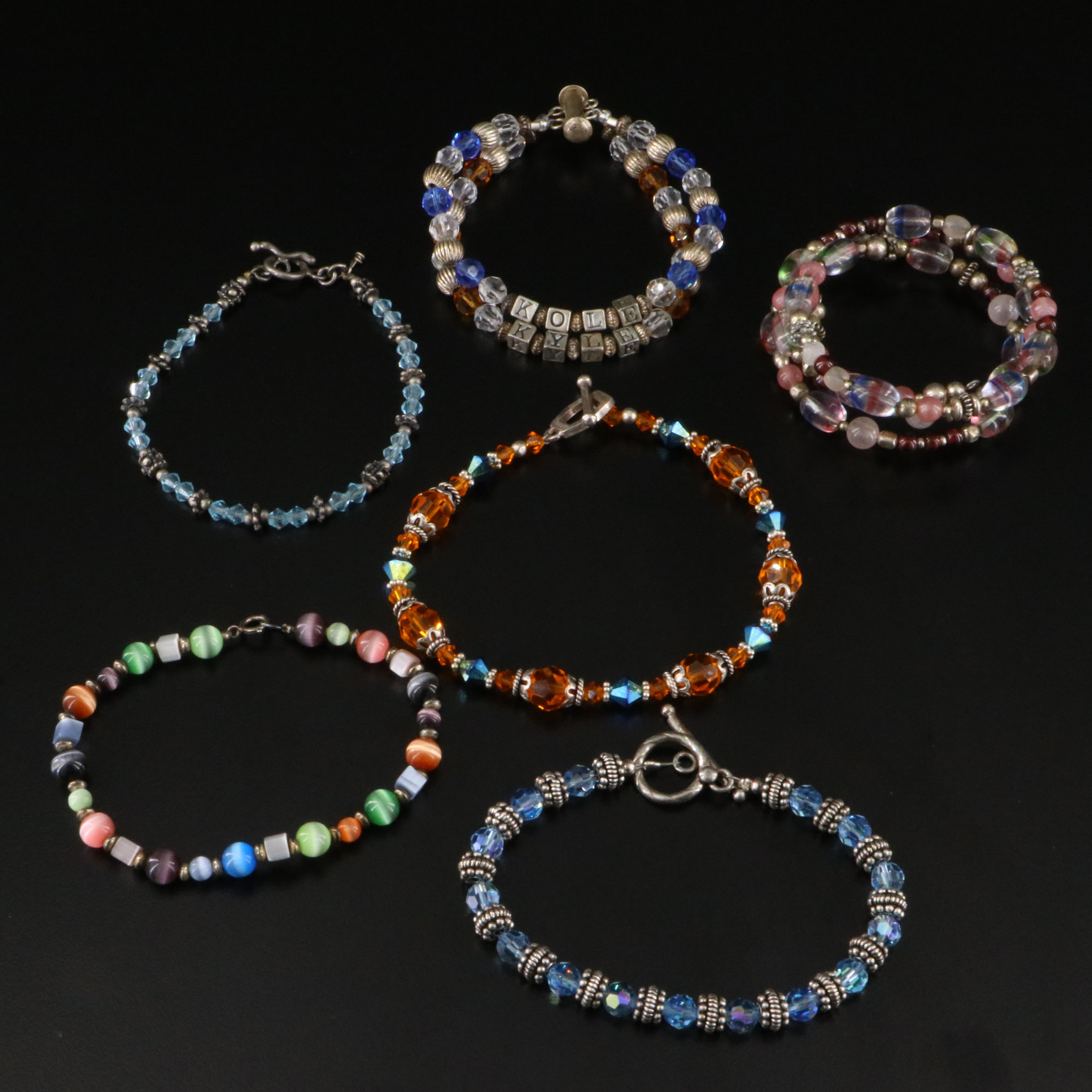 Sterling, Rhodolite Garnet and Quartz Featured in Beaded Jewelry | EBTH