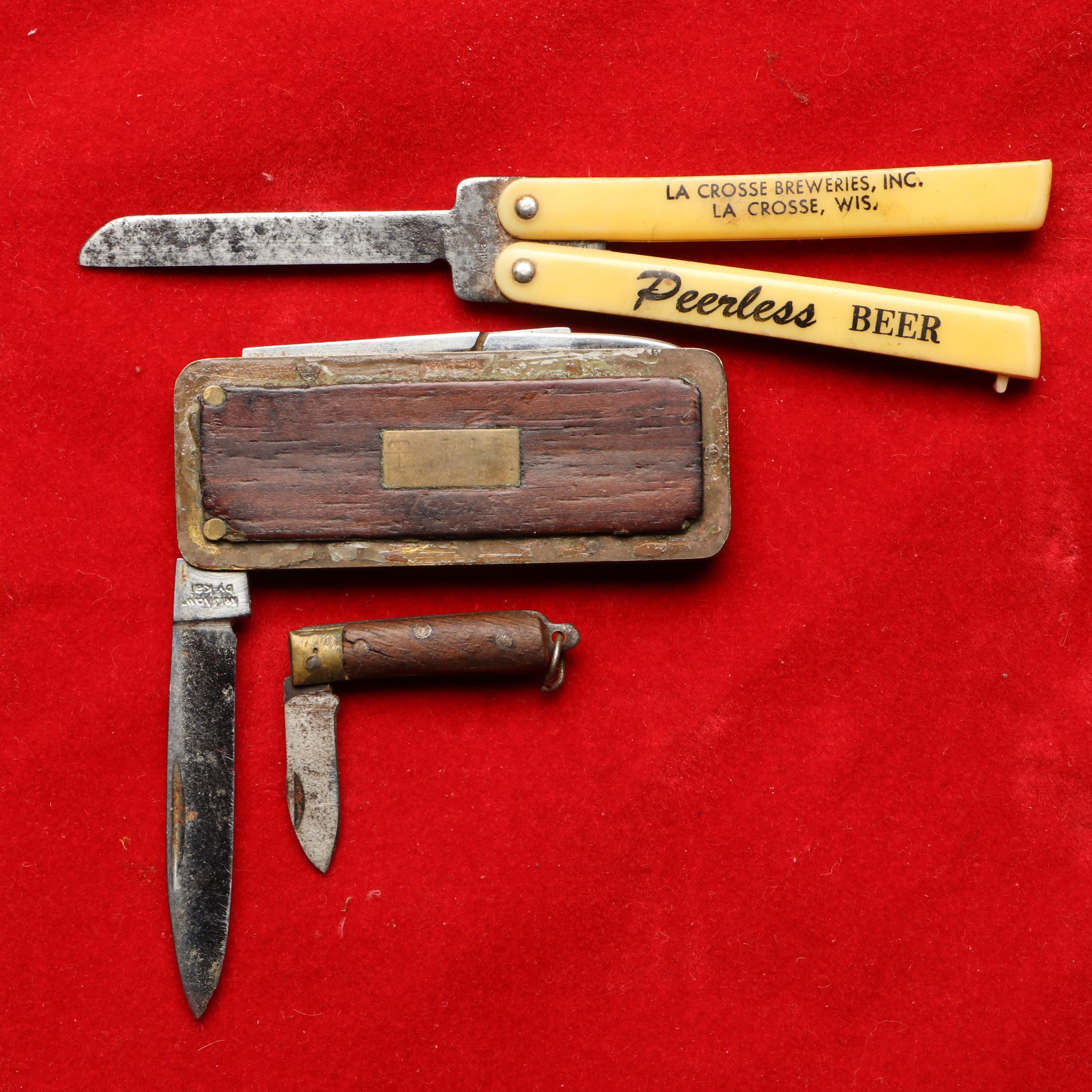 Clauss and J. W. Stewart Straight Razors with Sabre and Other Pocket ...