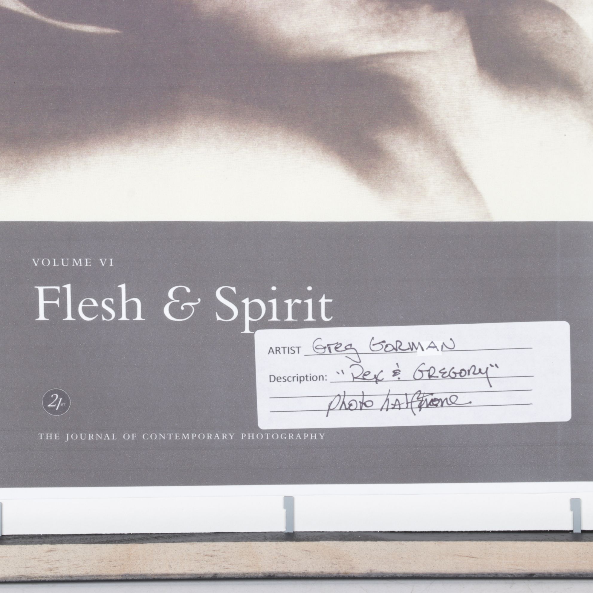 Offset Lithograph after Greg Gorman "Rex & Gregory" for "Flesh & Spirit ...