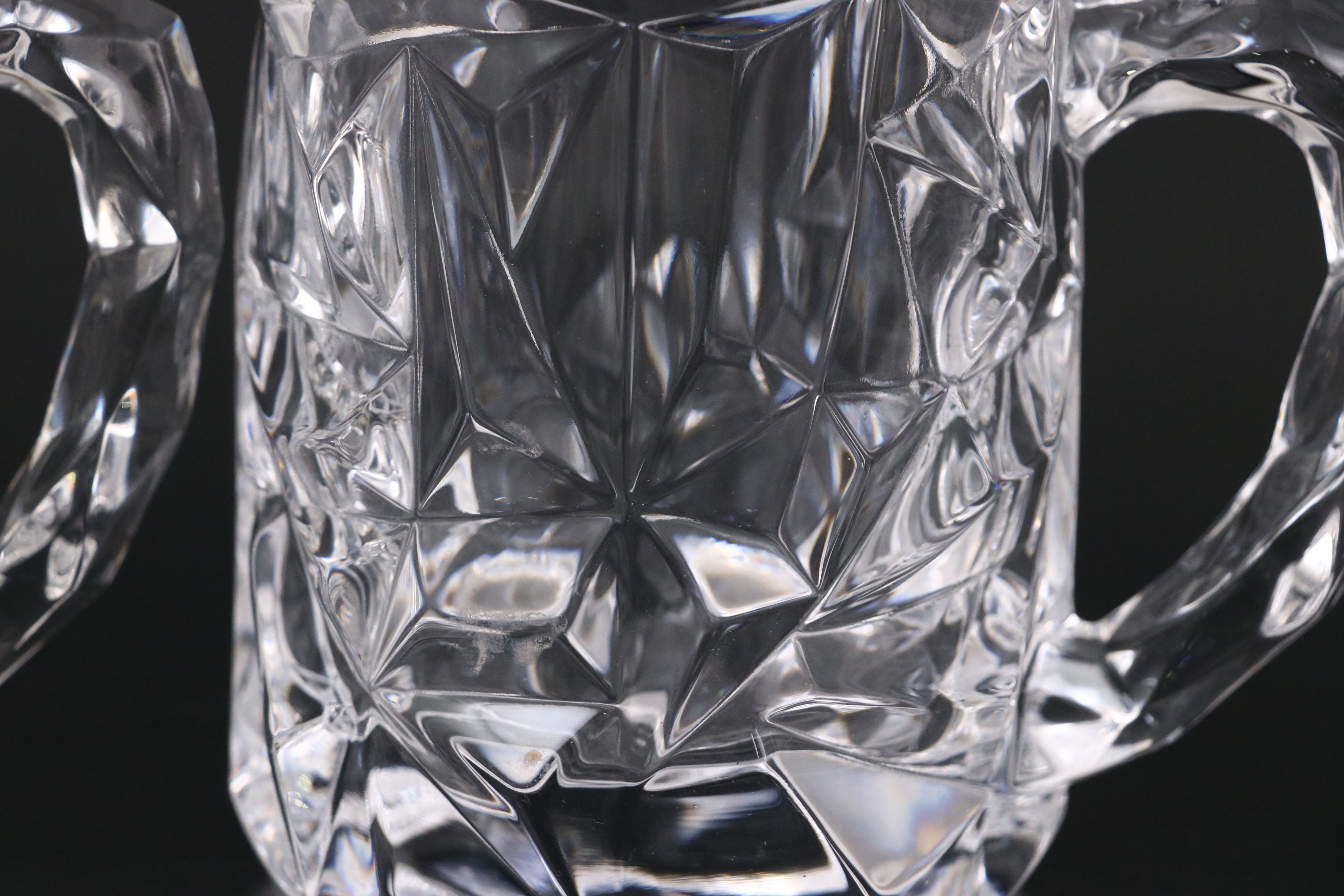 Tiffany & Co. Rock Cut Crystal Beer Mugs | EBTH