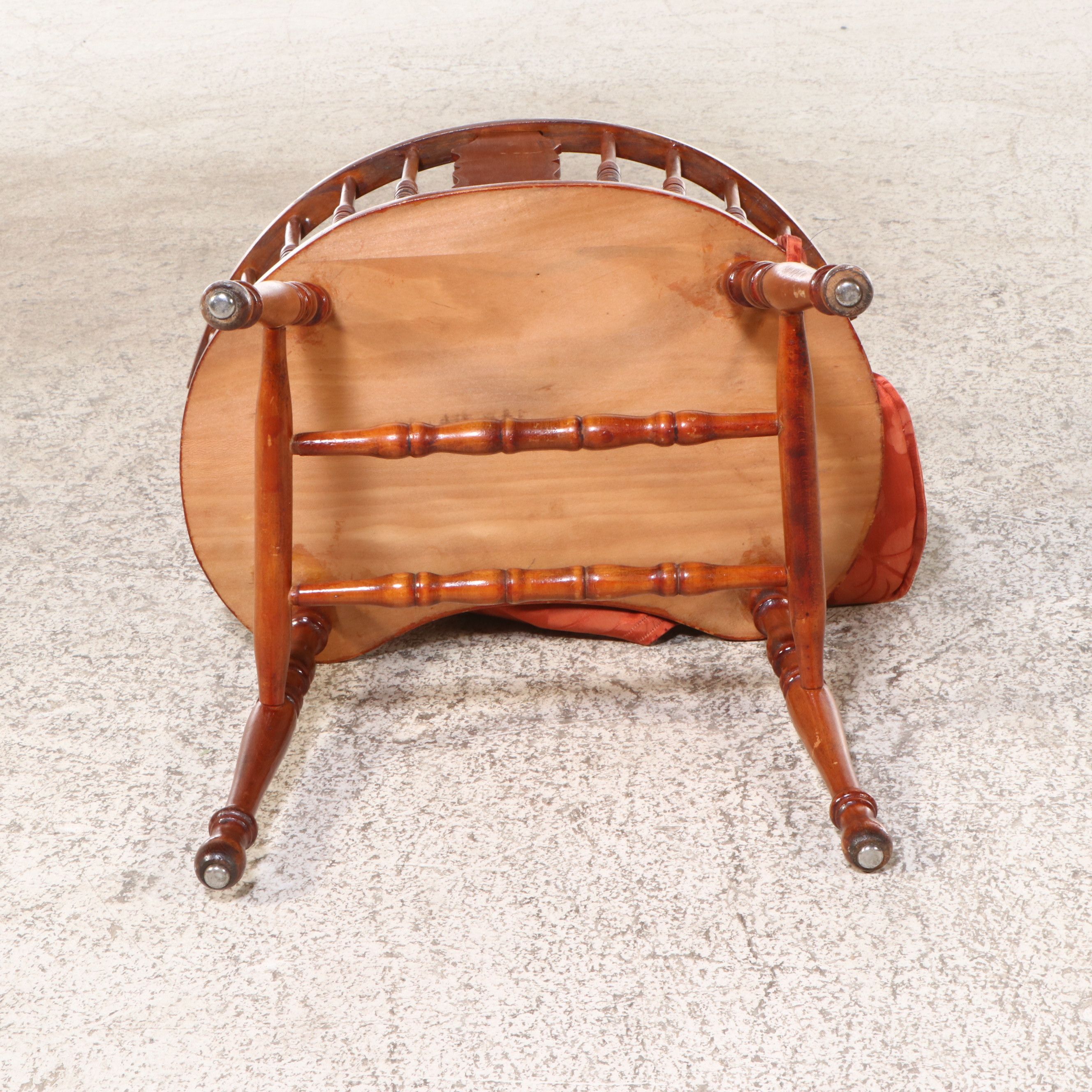 Maple Spindle-Back Kidney Shaped Side Chair | EBTH