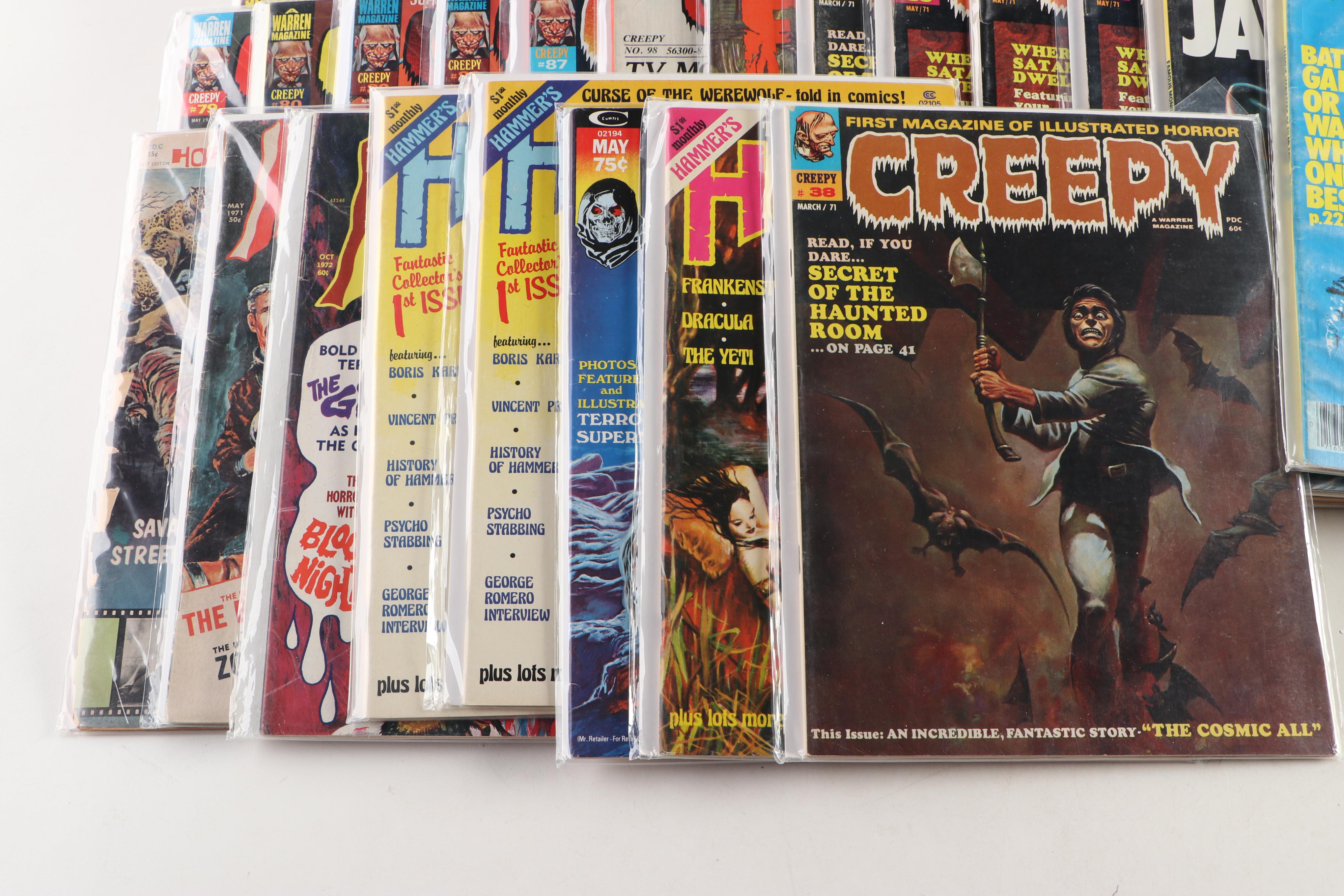 "Eerie," "Creepy" and More Silver, Bronze and Modern Age Horror ...