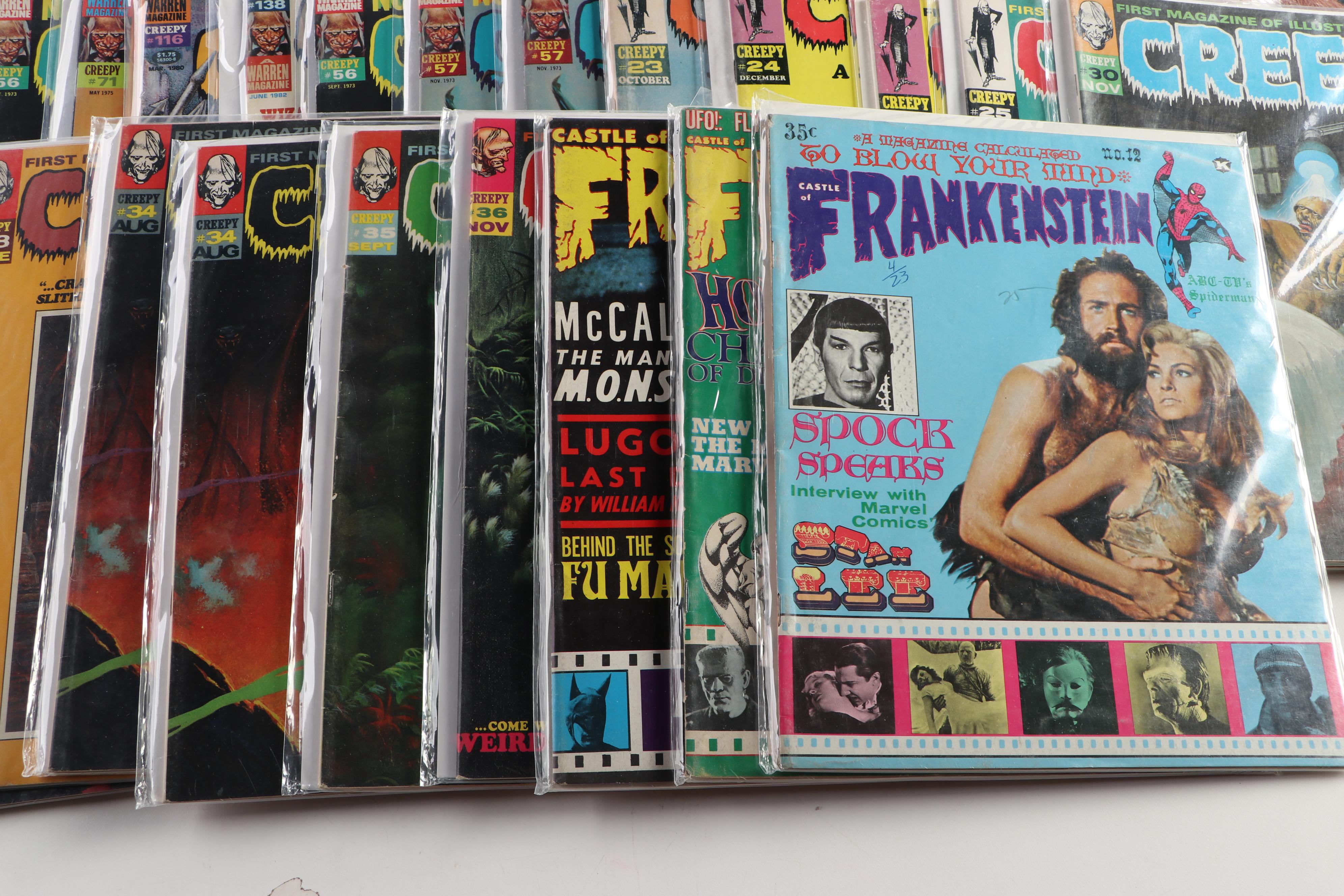 "Eerie," "Creepy" and More Silver, Bronze and Modern Age Horror ...