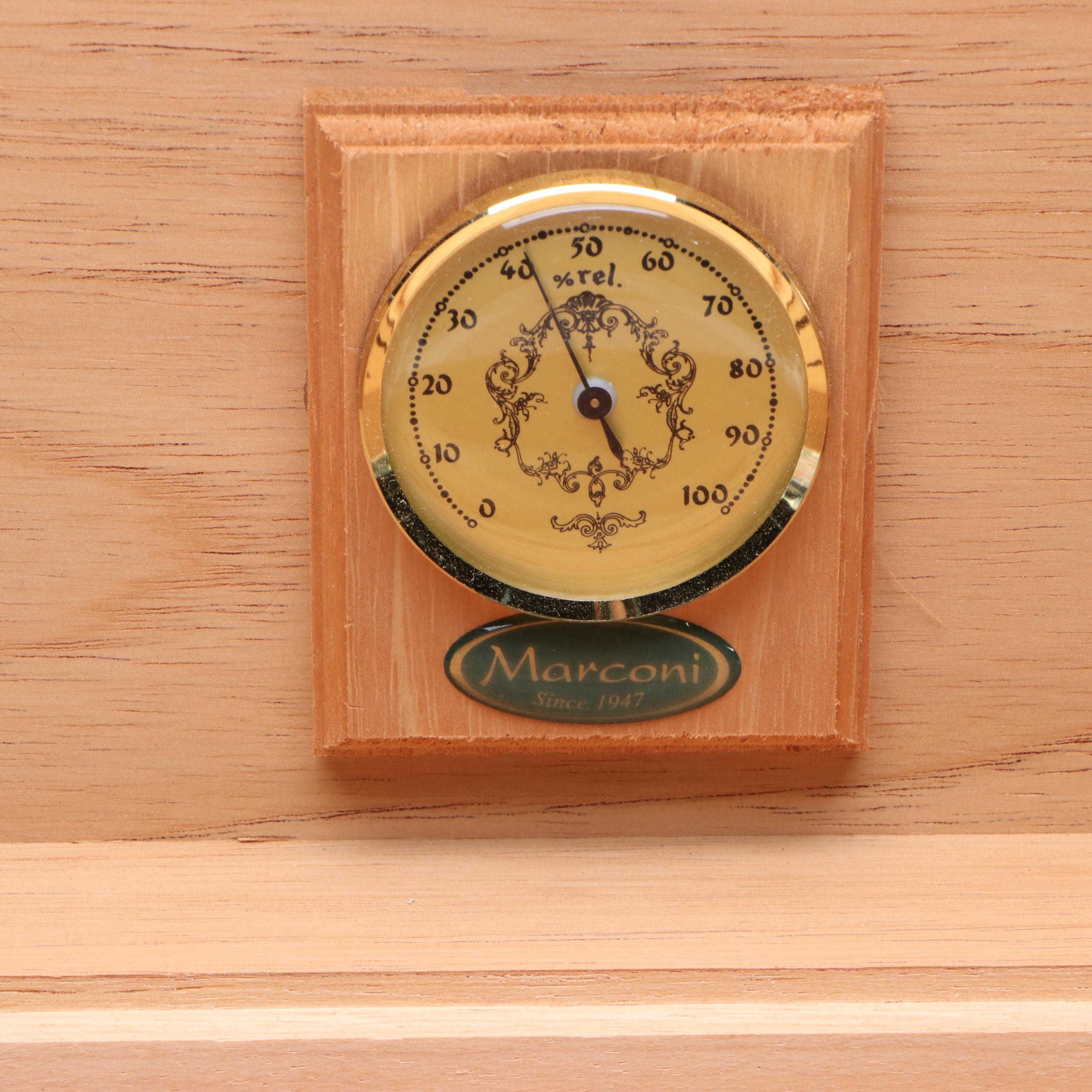 Marconi Maple Veneered Cedar Humidor | EBTH