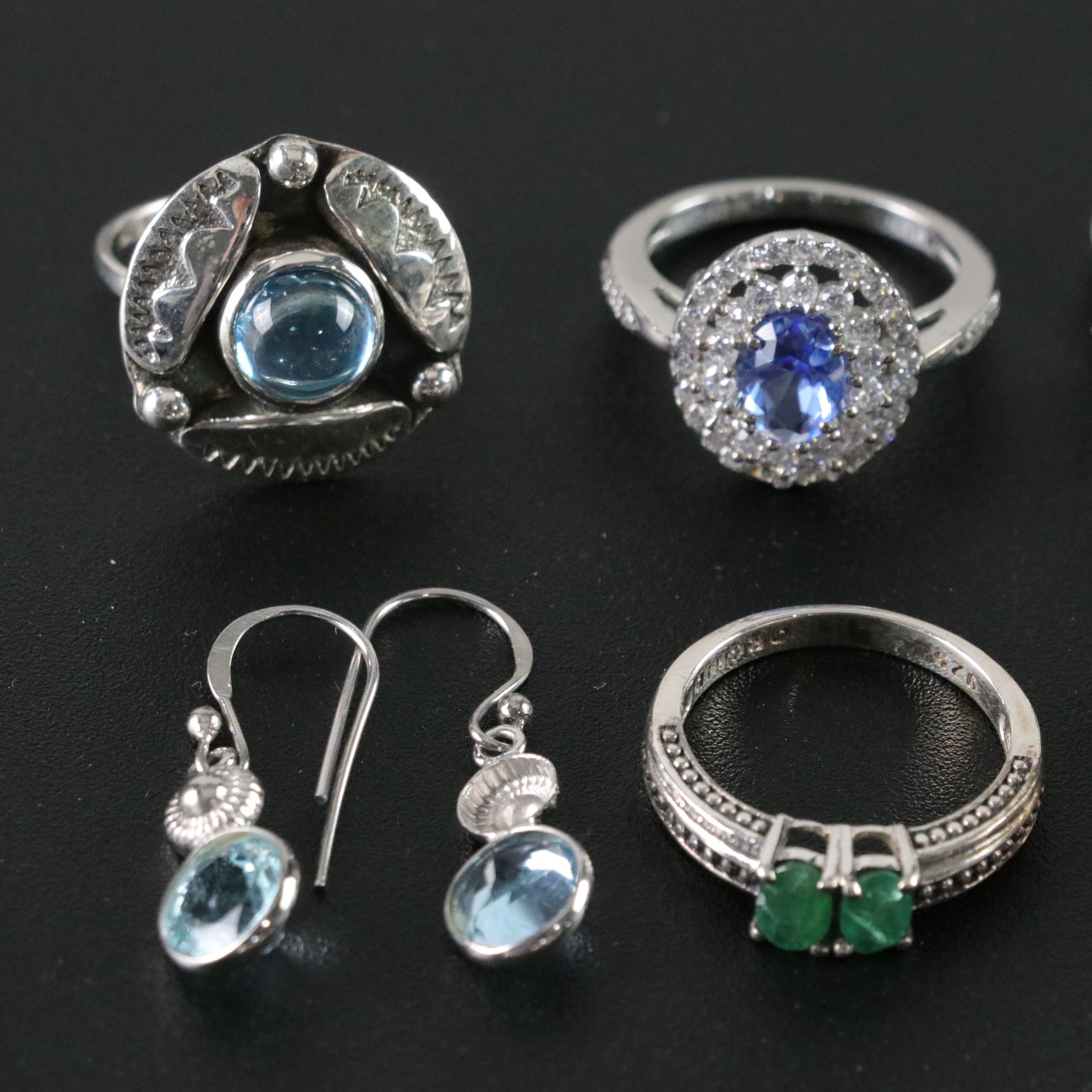 14 Assorted Sterling Silver Rings, Necklaces and Earrings | EBTH