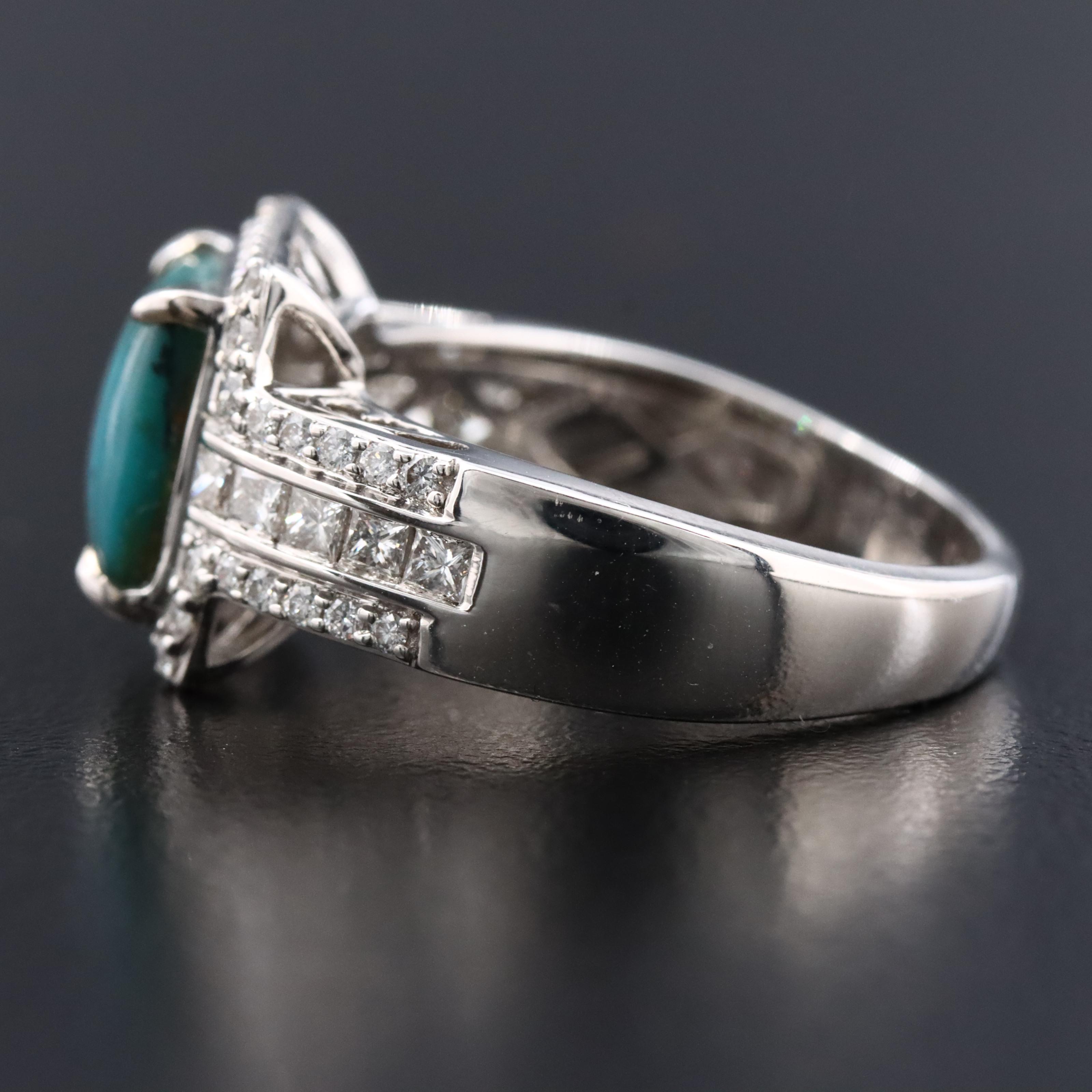 18K Opal and 0.60 CTW Diamond Ring | EBTH