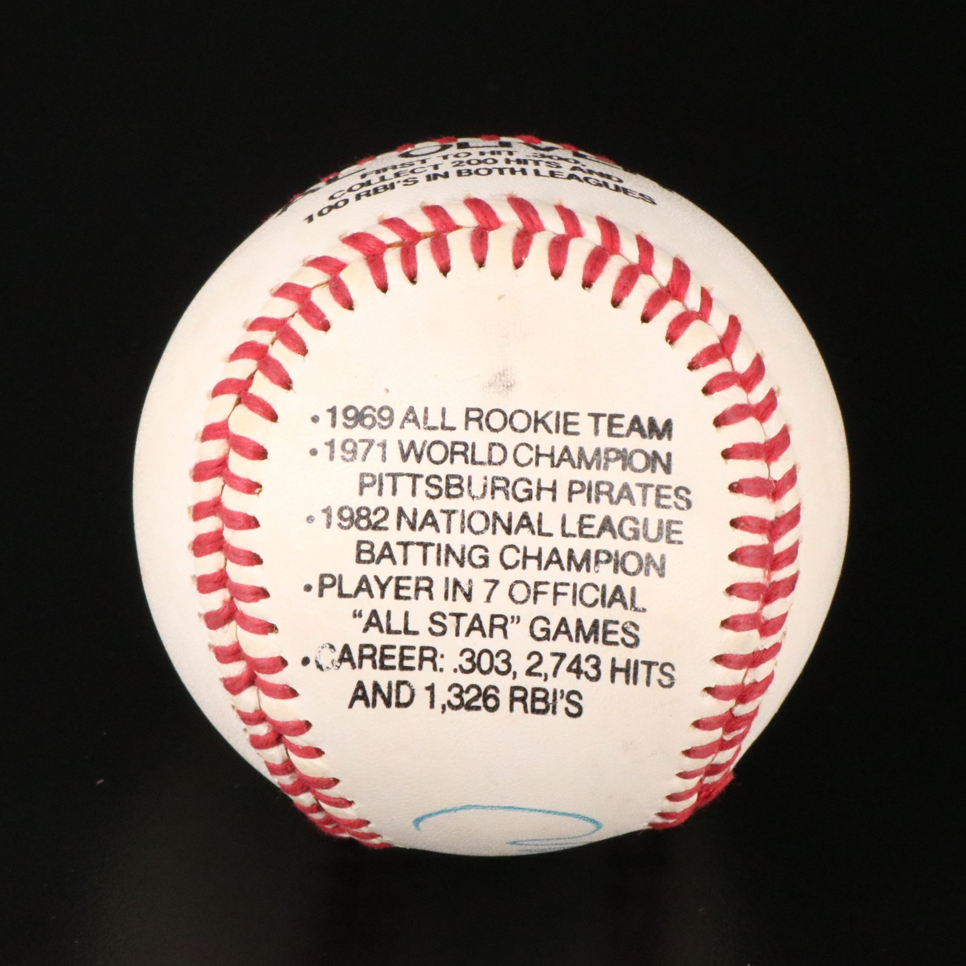 Dave Parker and Al Oliver Signed Baseballs with Displays | EBTH