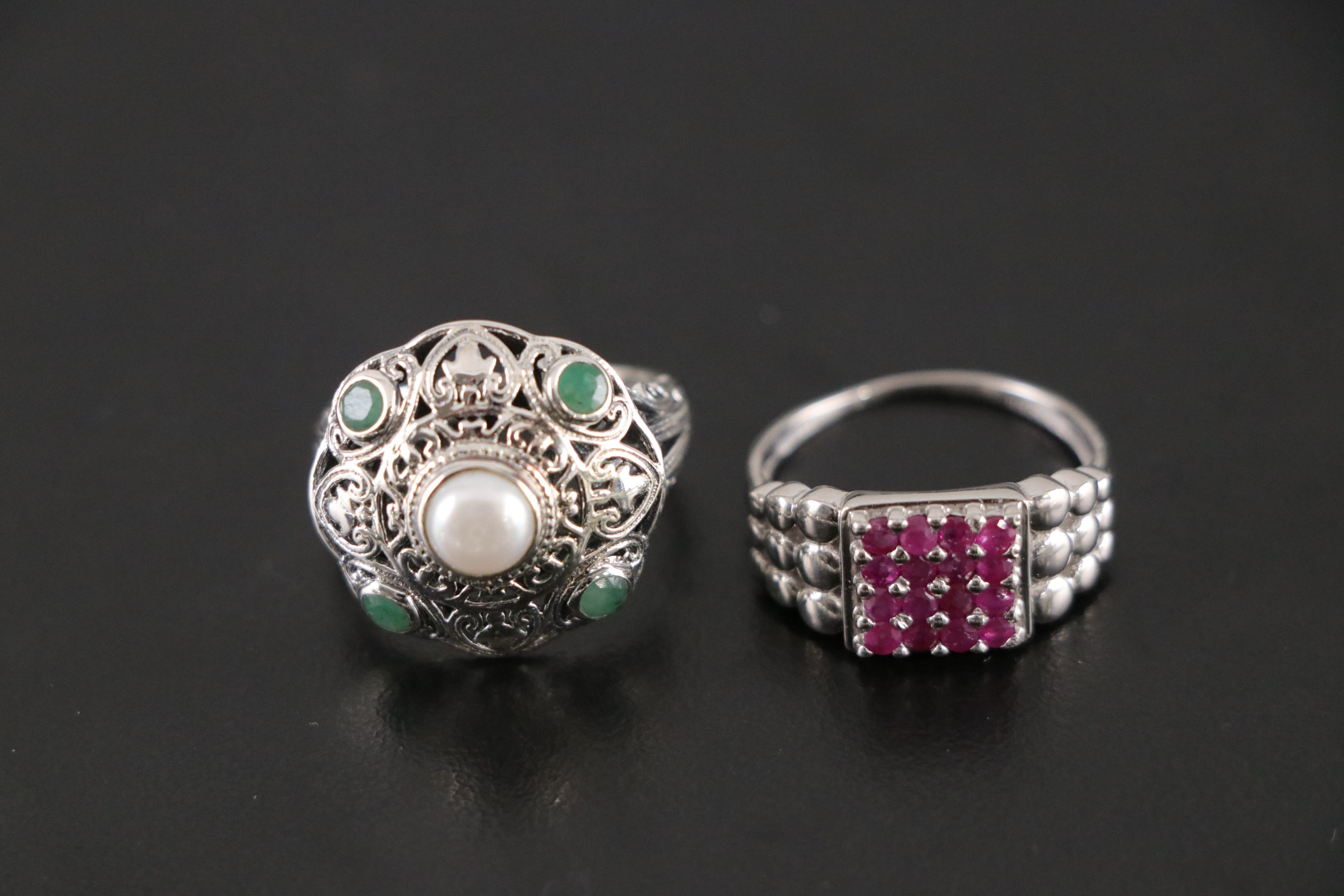 14 Assorted Sterling Silver Rings, Necklaces and Earrings | EBTH