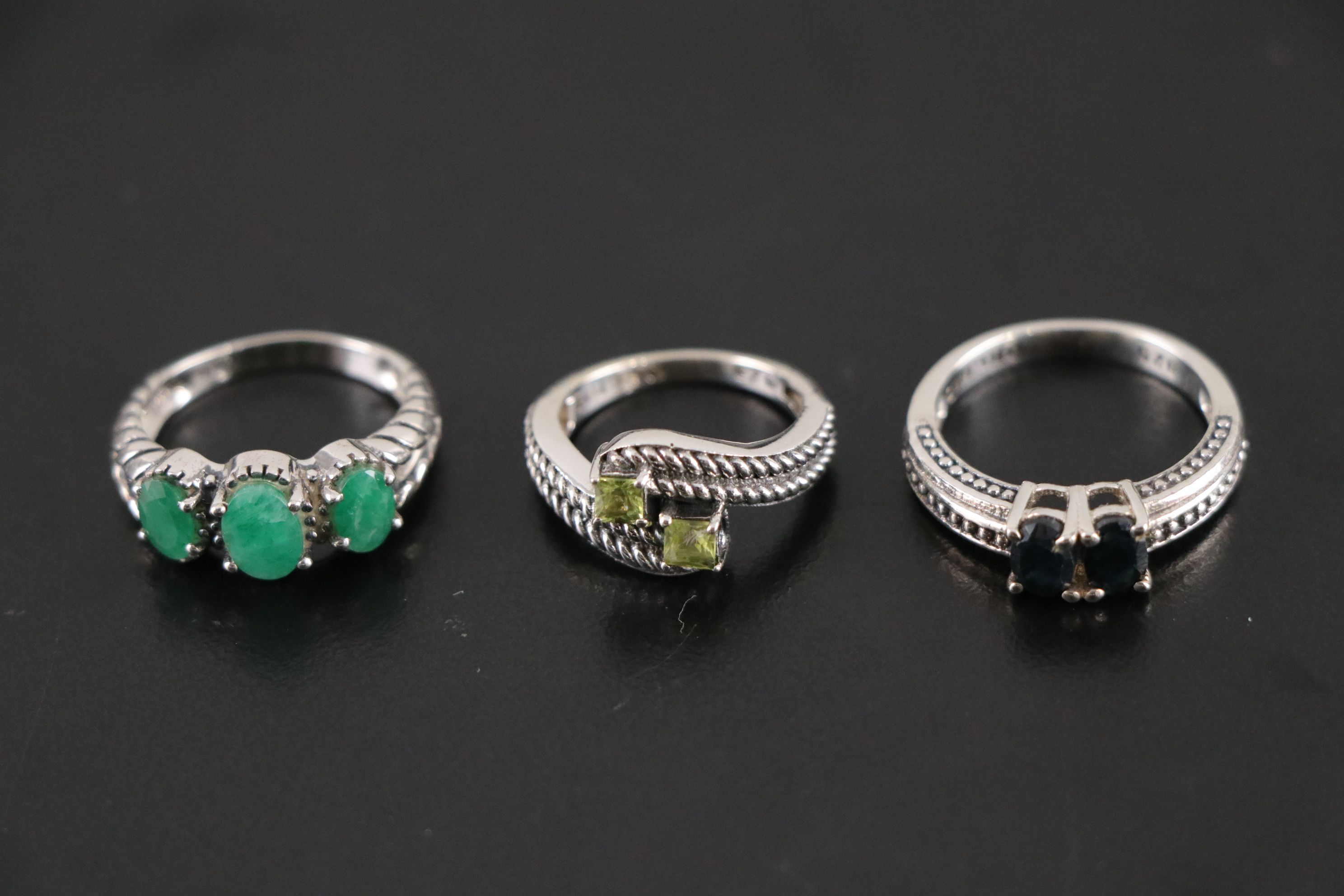 14 Assorted Sterling Silver Rings, Necklaces and Earrings | EBTH