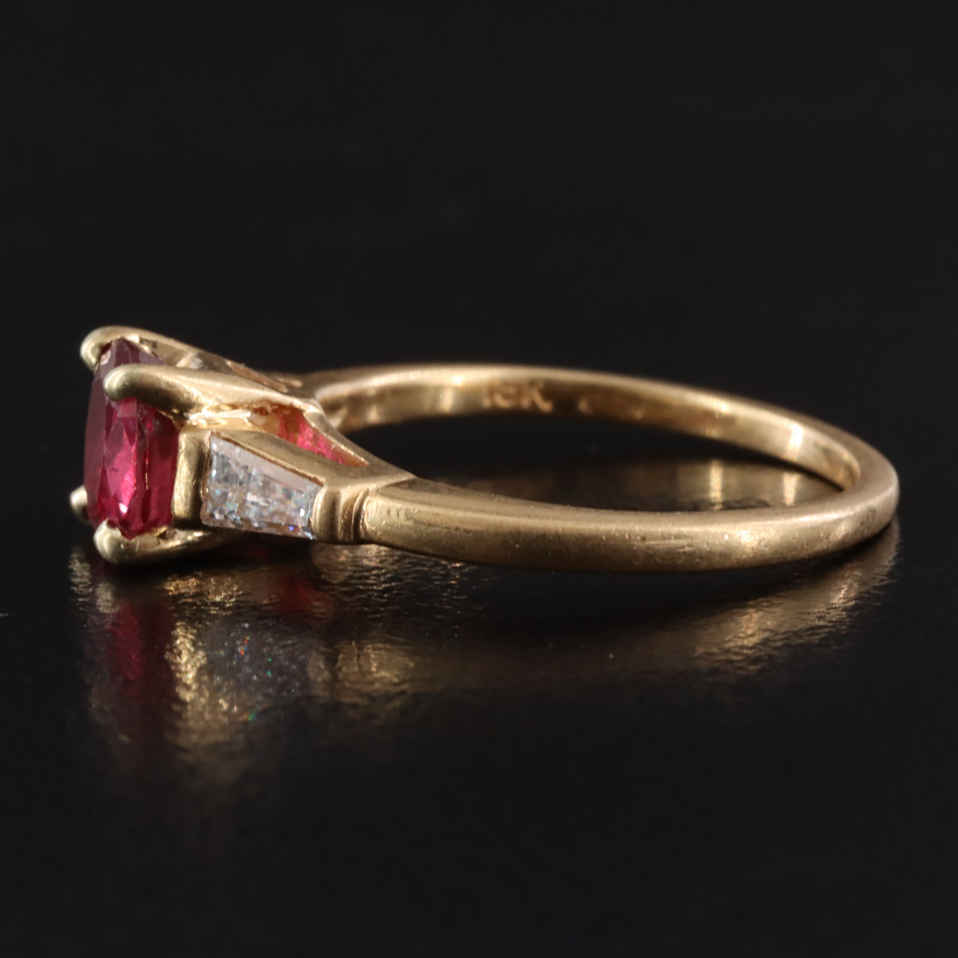 18K 1.08 CT Ruby and Diamond Ring | EBTH