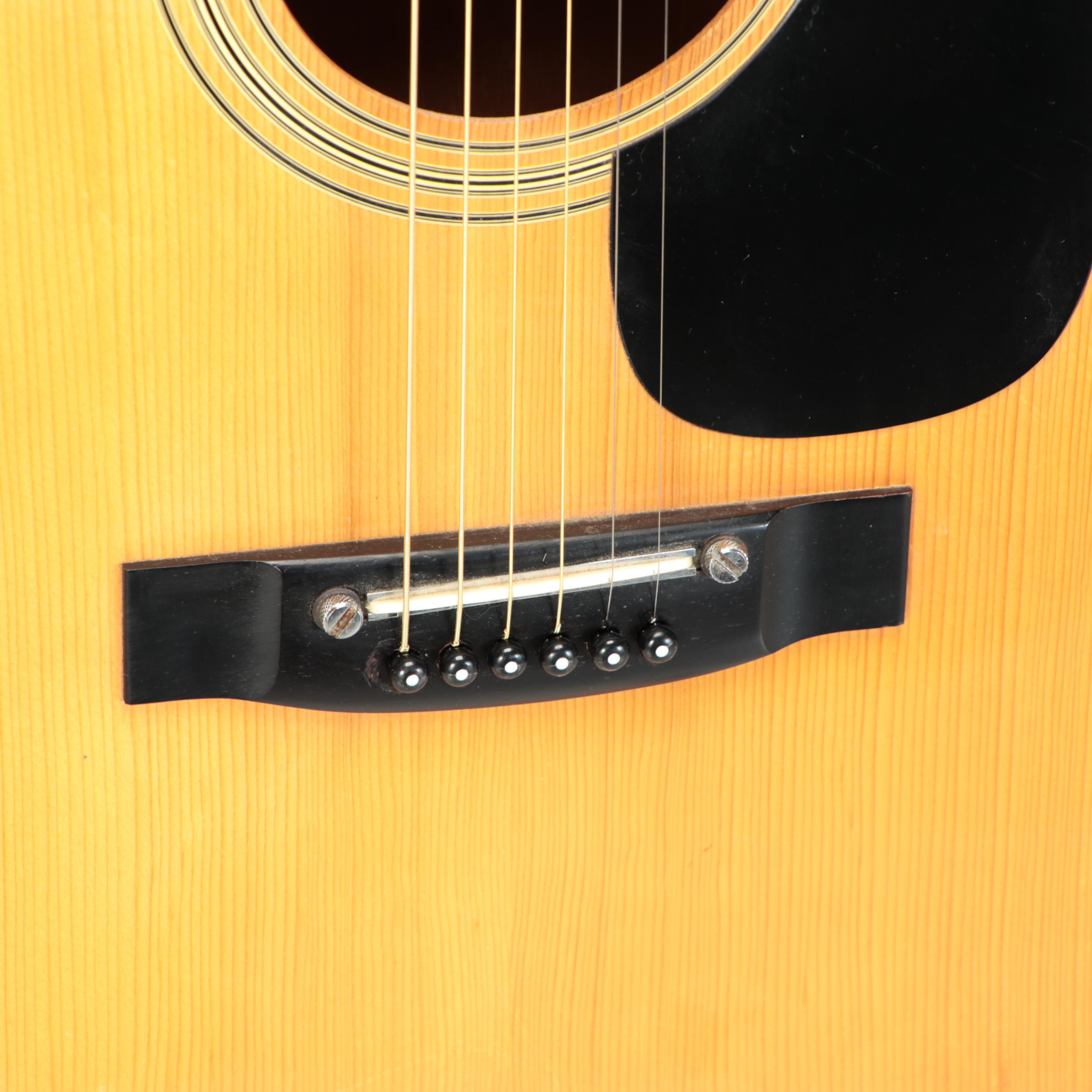 Cortez Spruce Top and Rosewood Fretboard Acoustic Guitar | EBTH