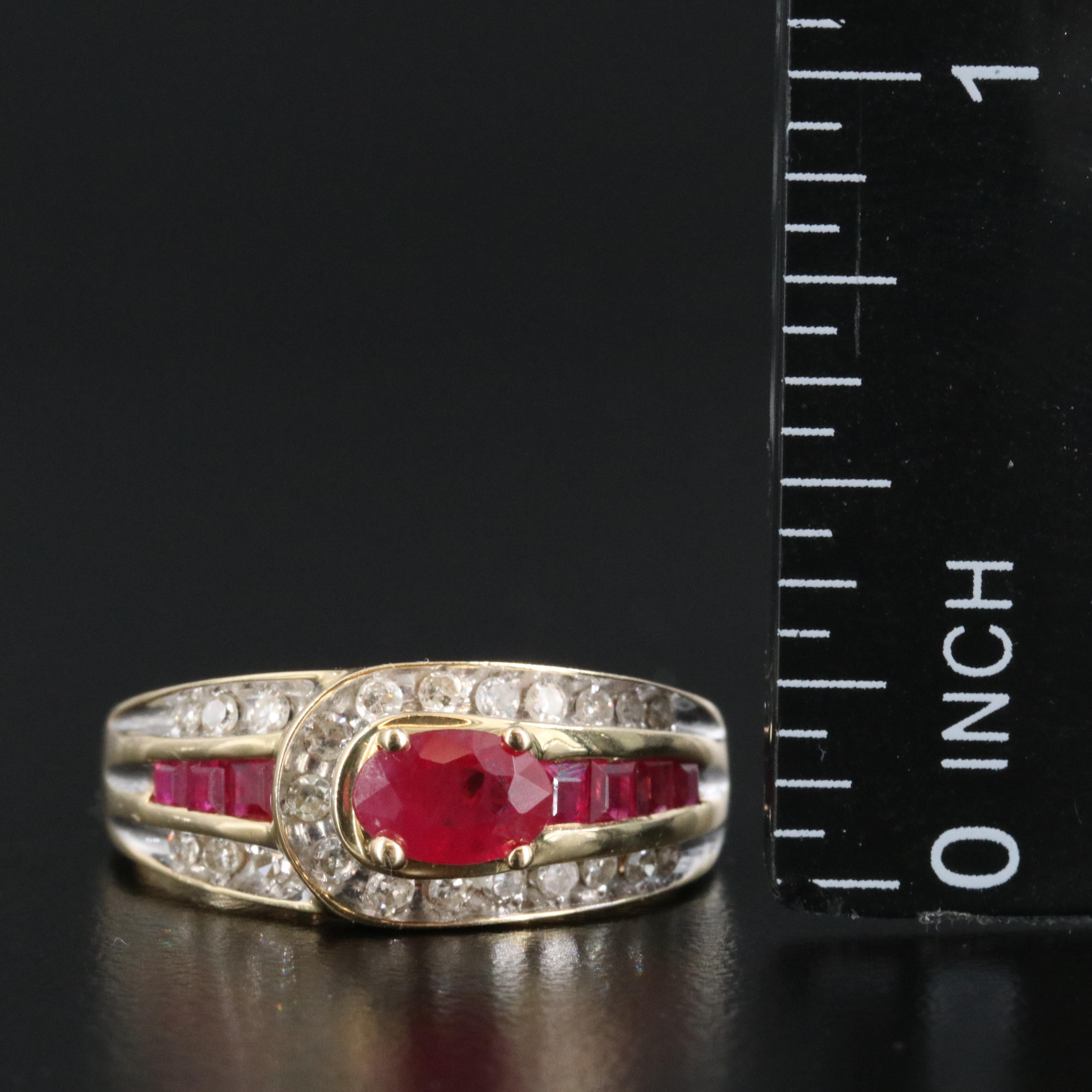14K Ruby and Diamond Ring | EBTH