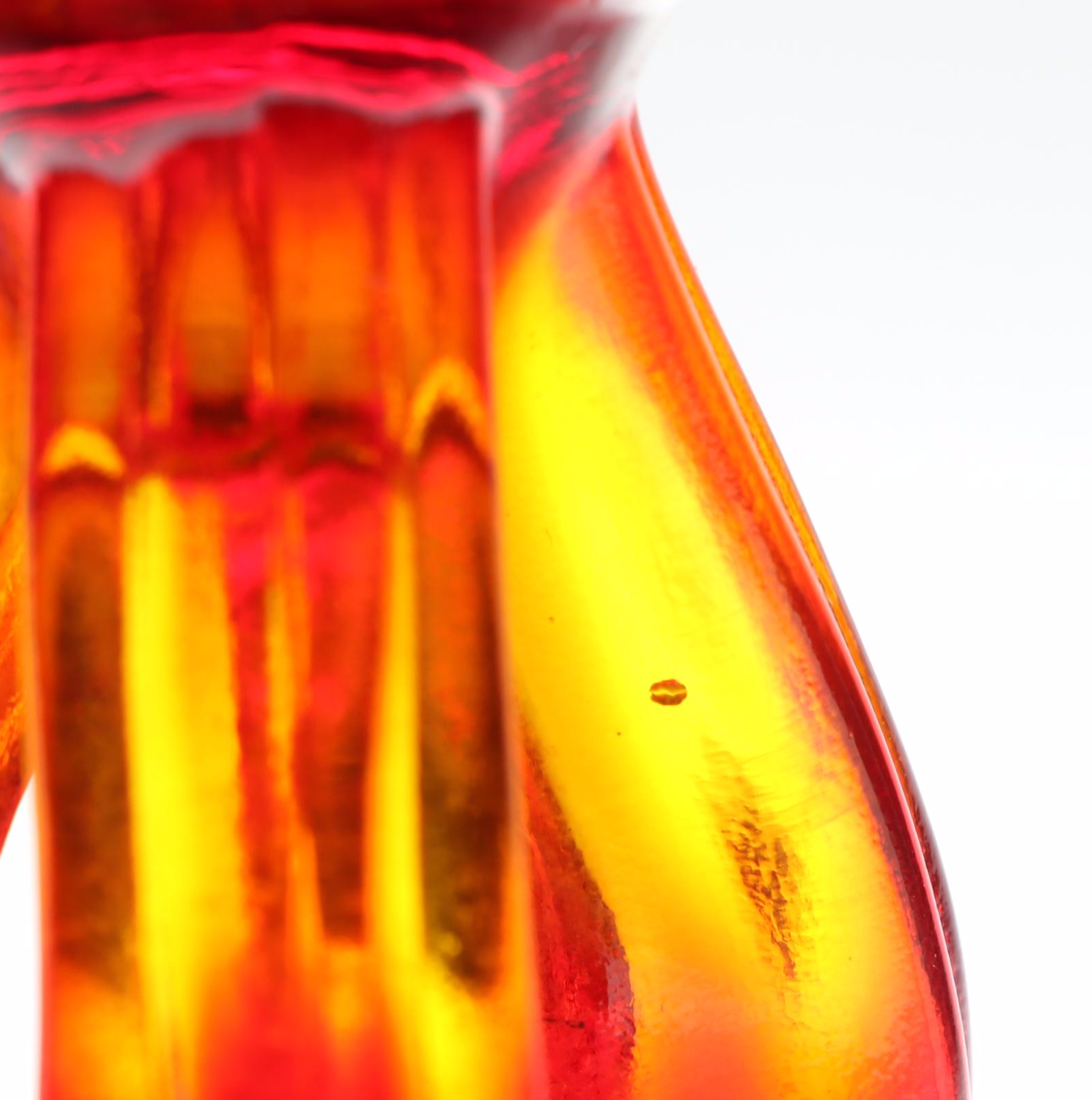 Westmoreland "Doric" Lace Edge Ruby Glass Cake Stand, Mid-20th Century ...