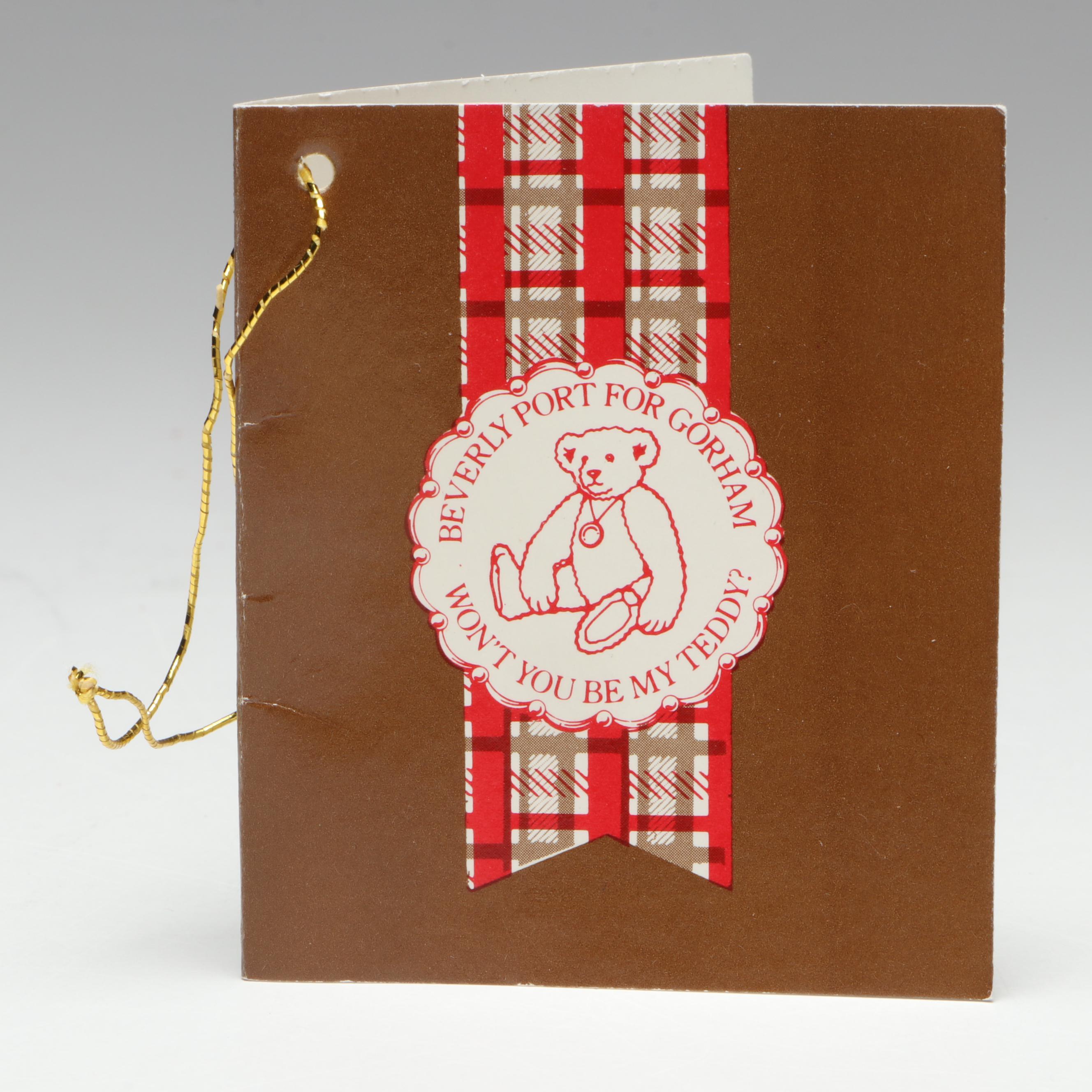 Gorham "Time Machine Teddies" Mohair and "It's Bearly Christmas" Plush ...