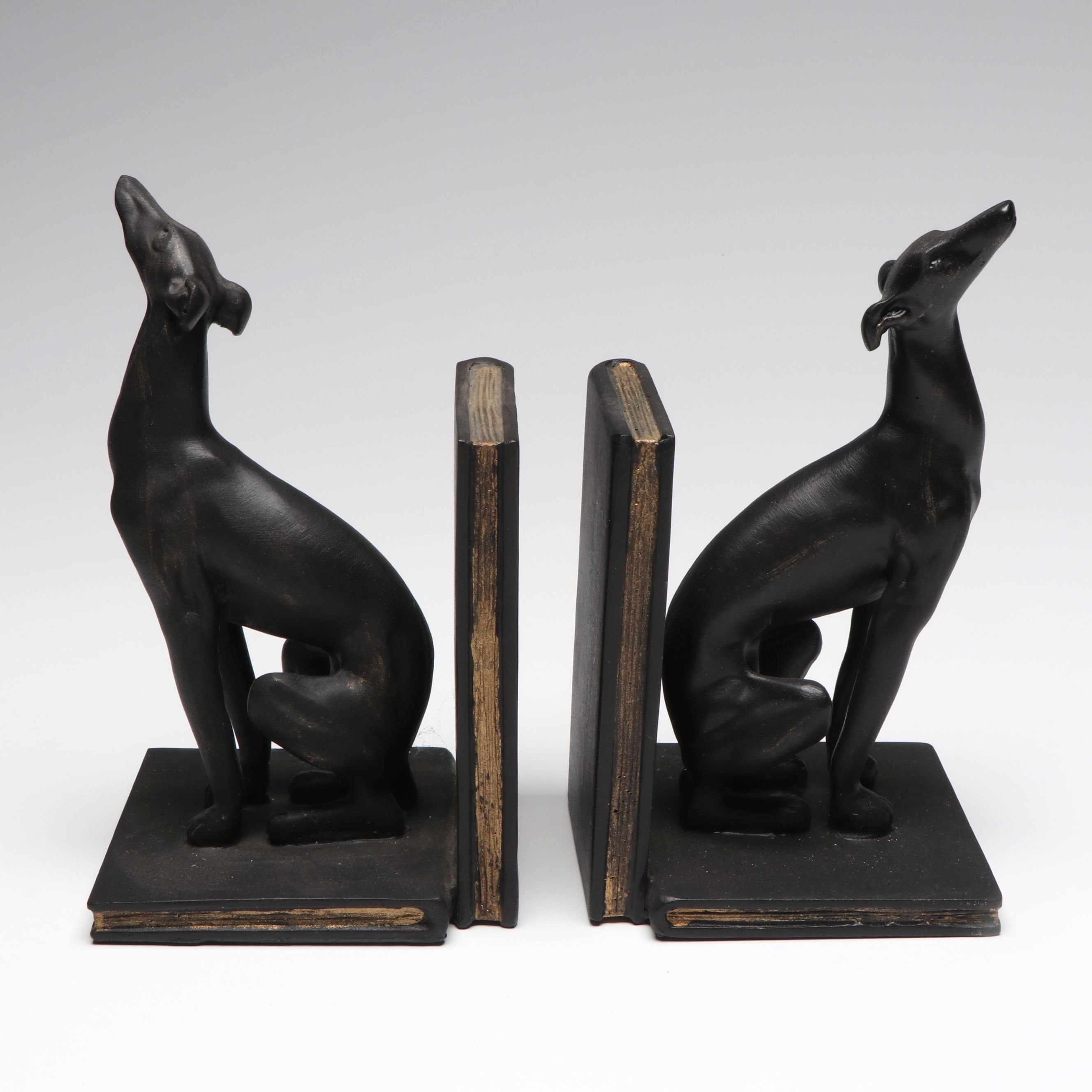 Art Deco Style Greyhound Bookends | EBTH