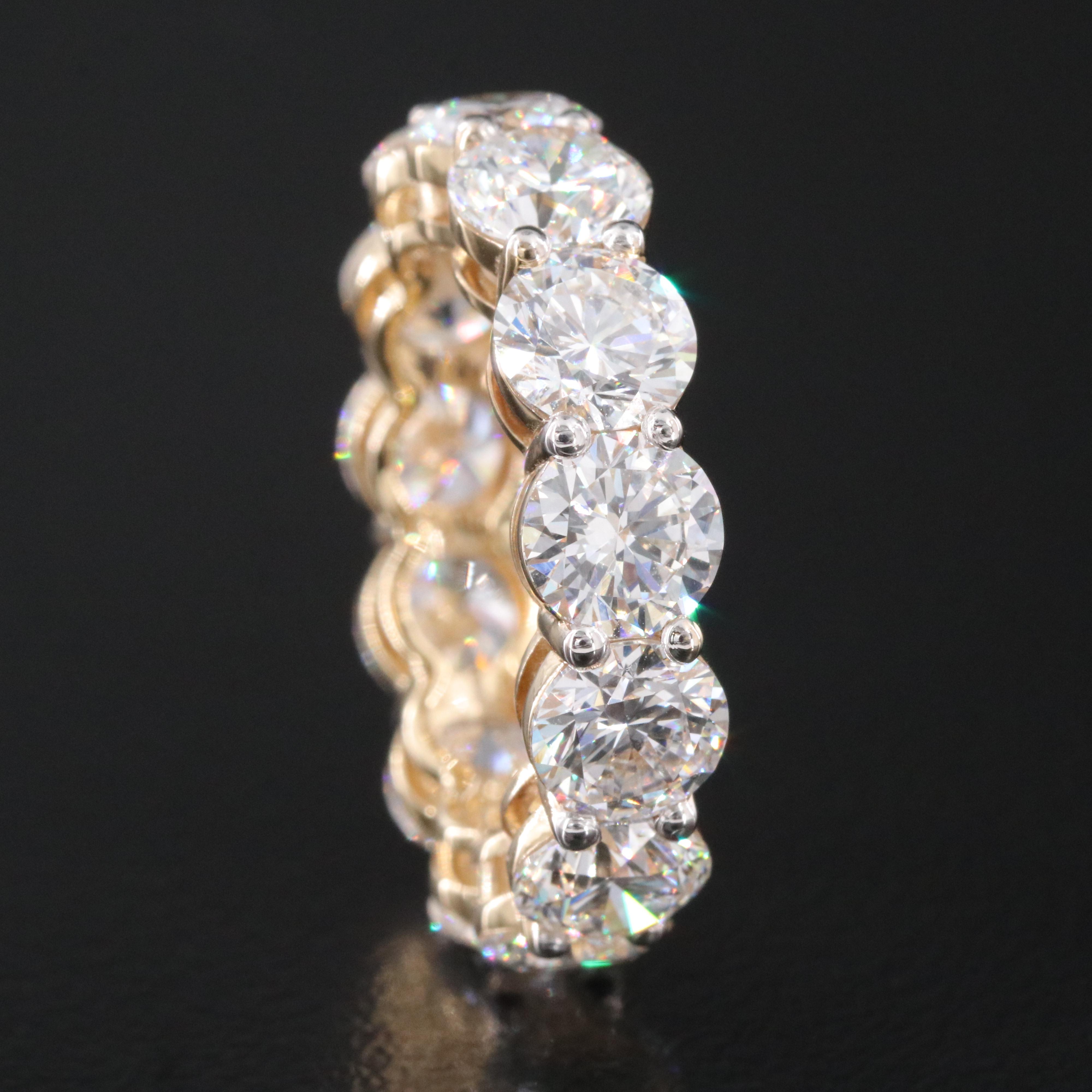 14K 8.80 CTW Lab Grown Diamond Eternity Band | EBTH