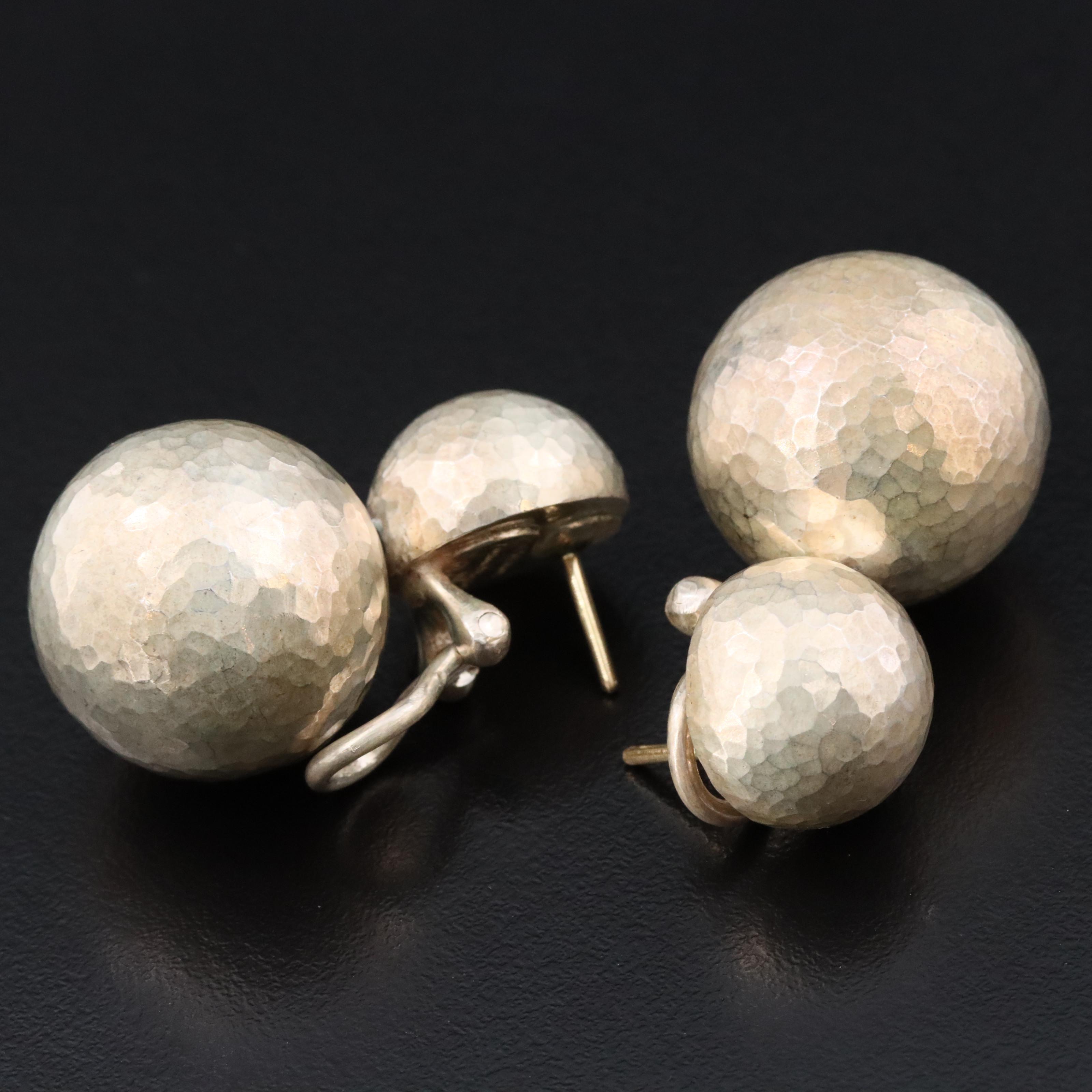 Paloma Picasso for Tiffany & Co. "Planets" Sterling Hammered Ball Drop ...