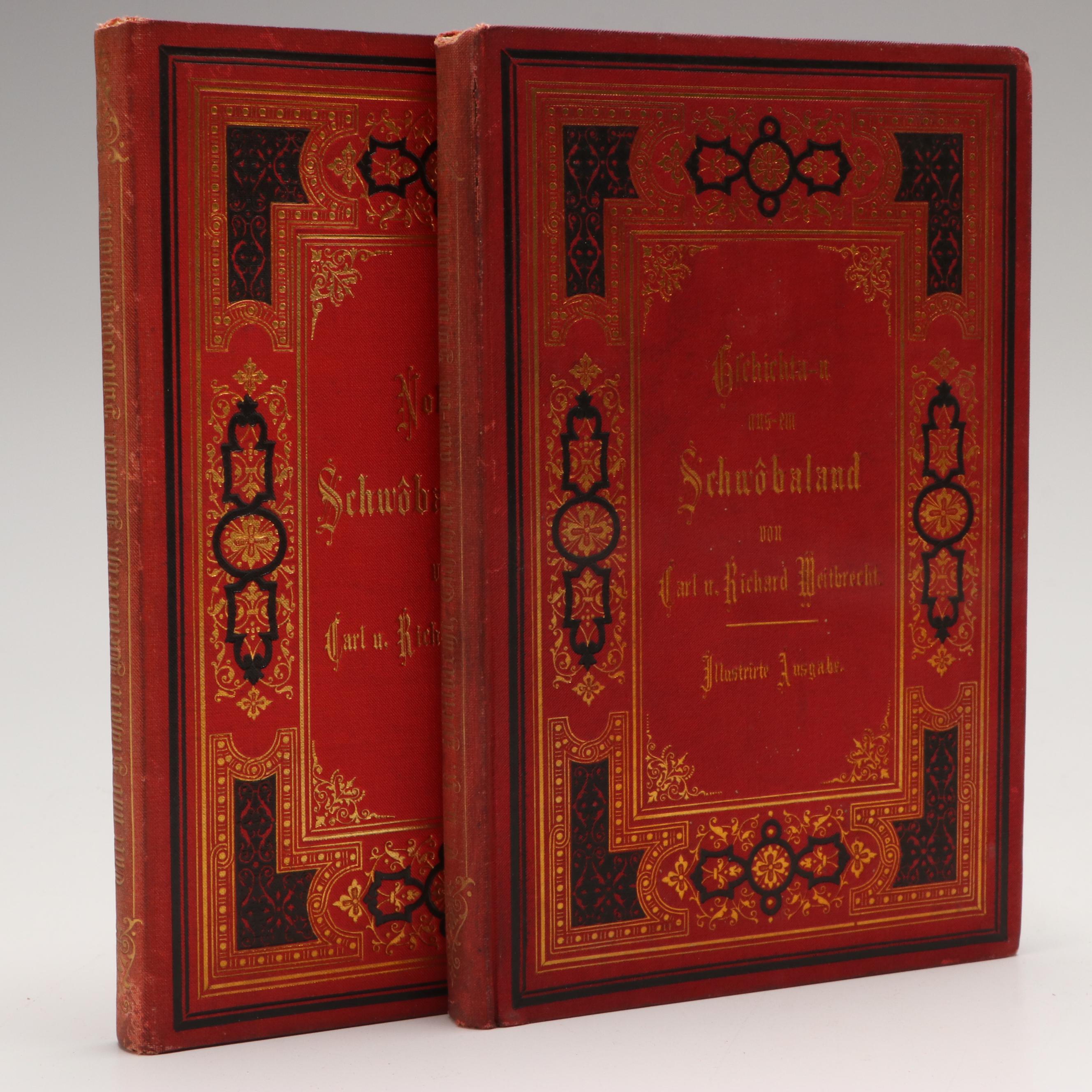 "Amaranth" by Oscar von Redwitz and Other German Books, Late 19th/Early ...