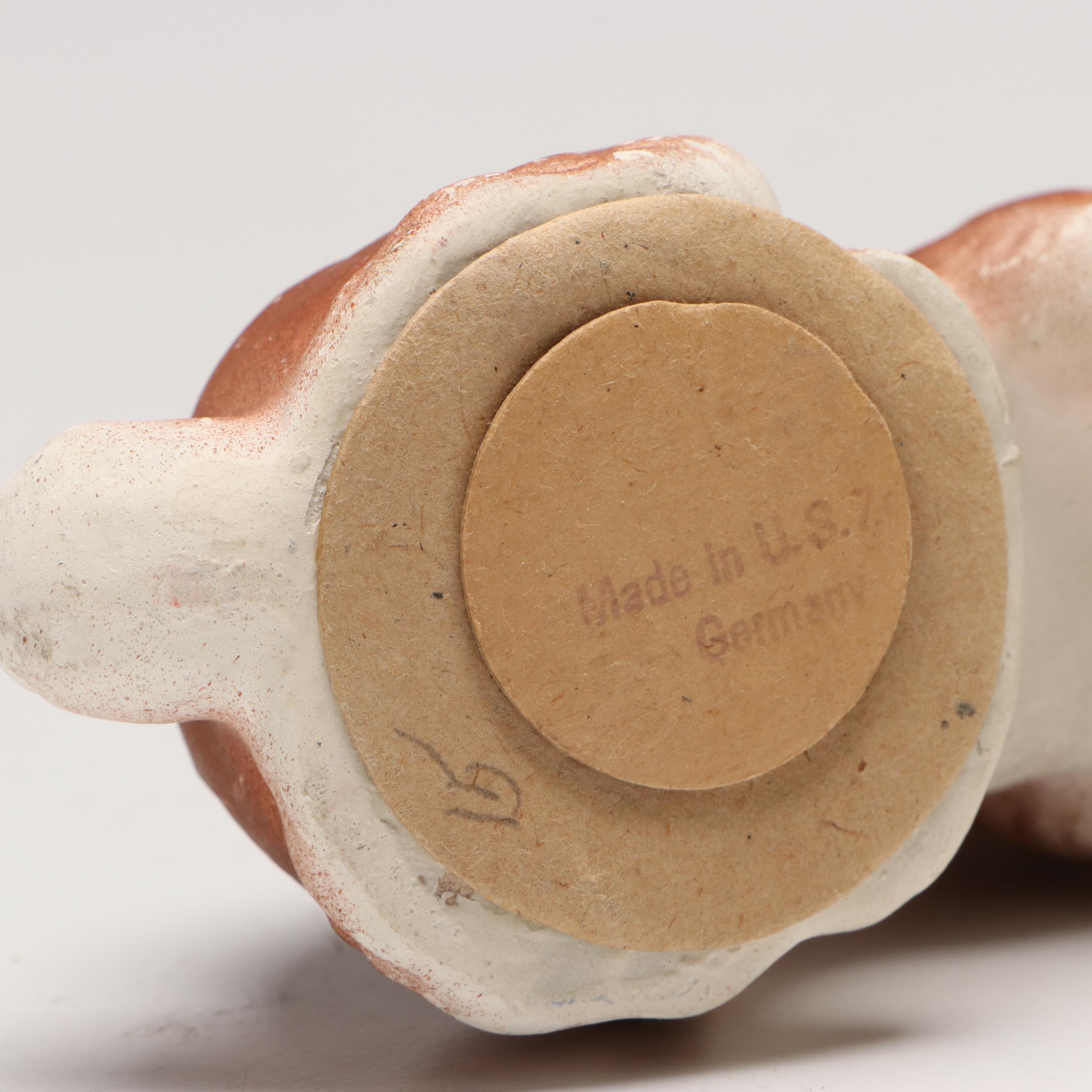 German with Other Papier-Mâché Easter Bunny Candy Containers, Mid-20th ...