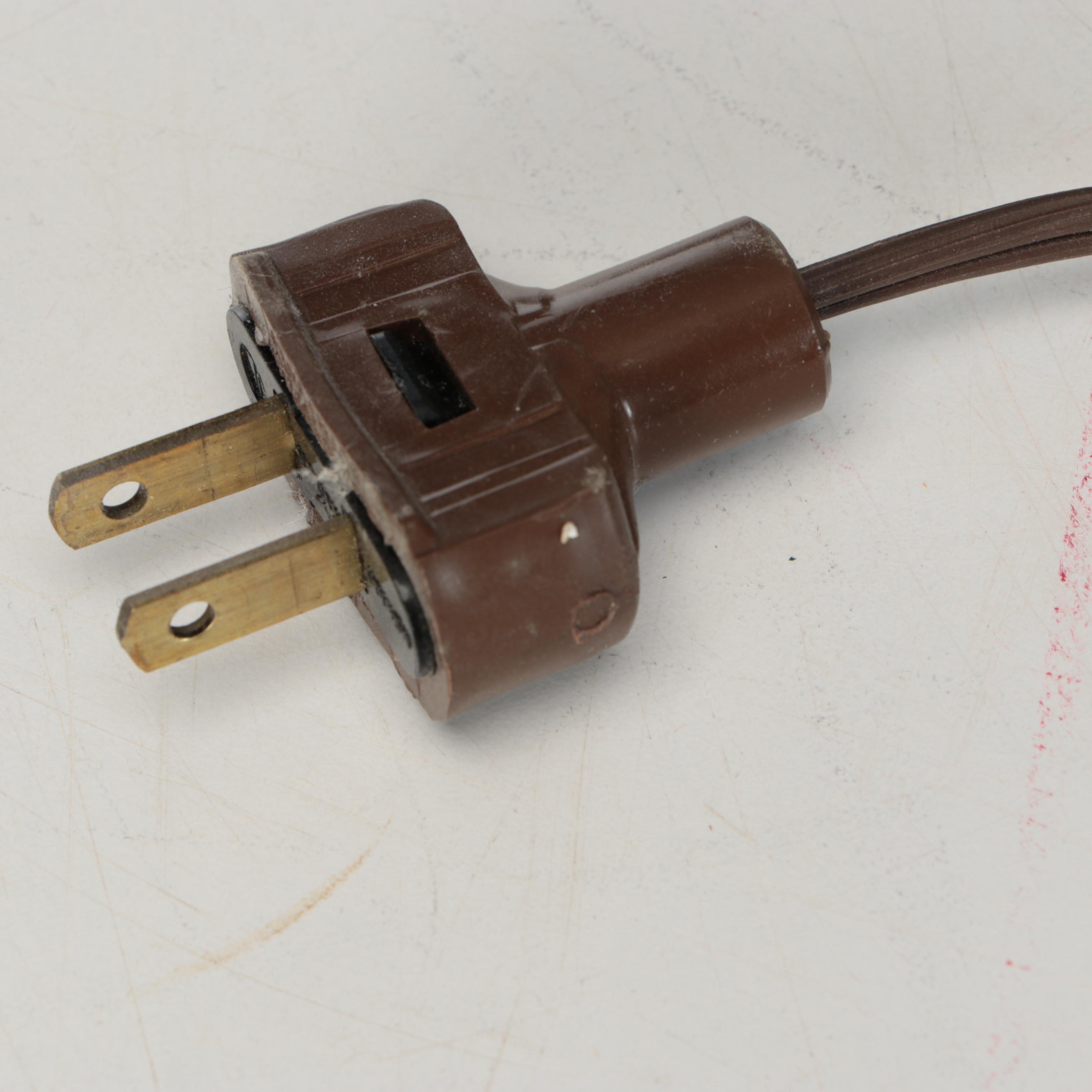 Chinese Porcelain Blue and White Scene Hu Vase Table Lamps & Pleated ...