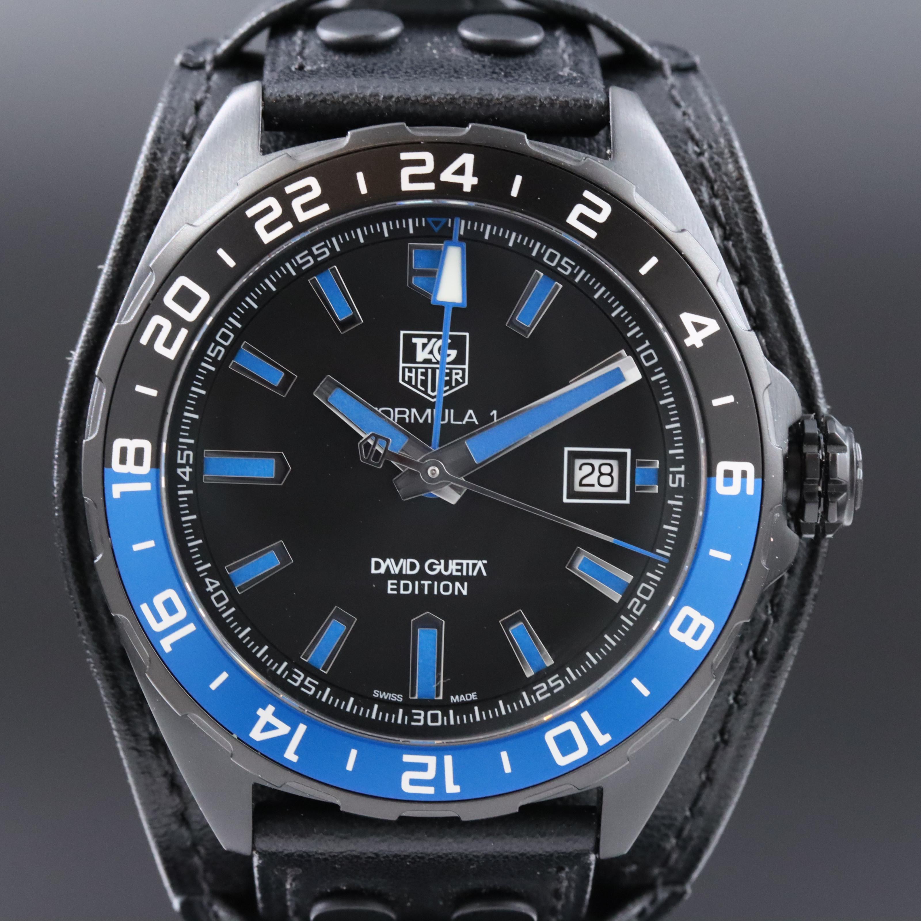 TAG Heuer Formula 1 GMT "David Guetta" Special Edition Watch | EBTH
