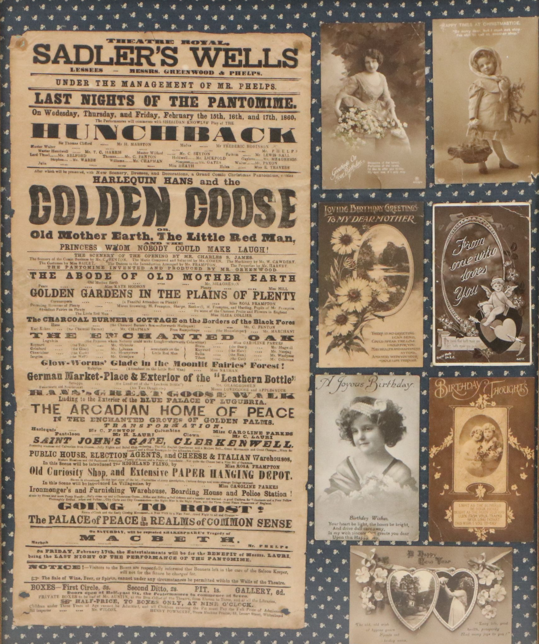 Paper Collectible Collages from Victorian Era to World War II, Mid-20th ...