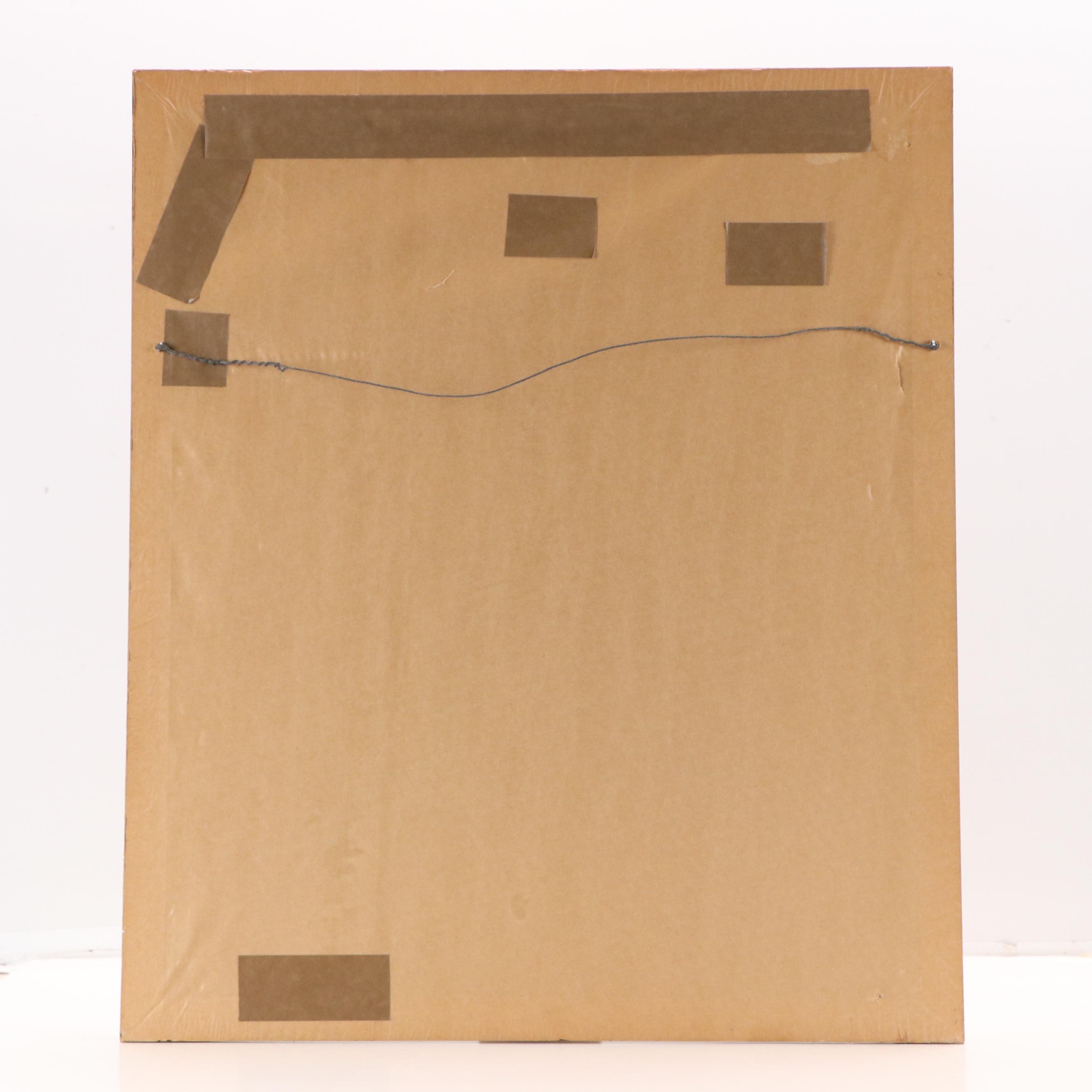 Alpine Landscape Watercolor Painting with Cathedral, 19th Century | EBTH