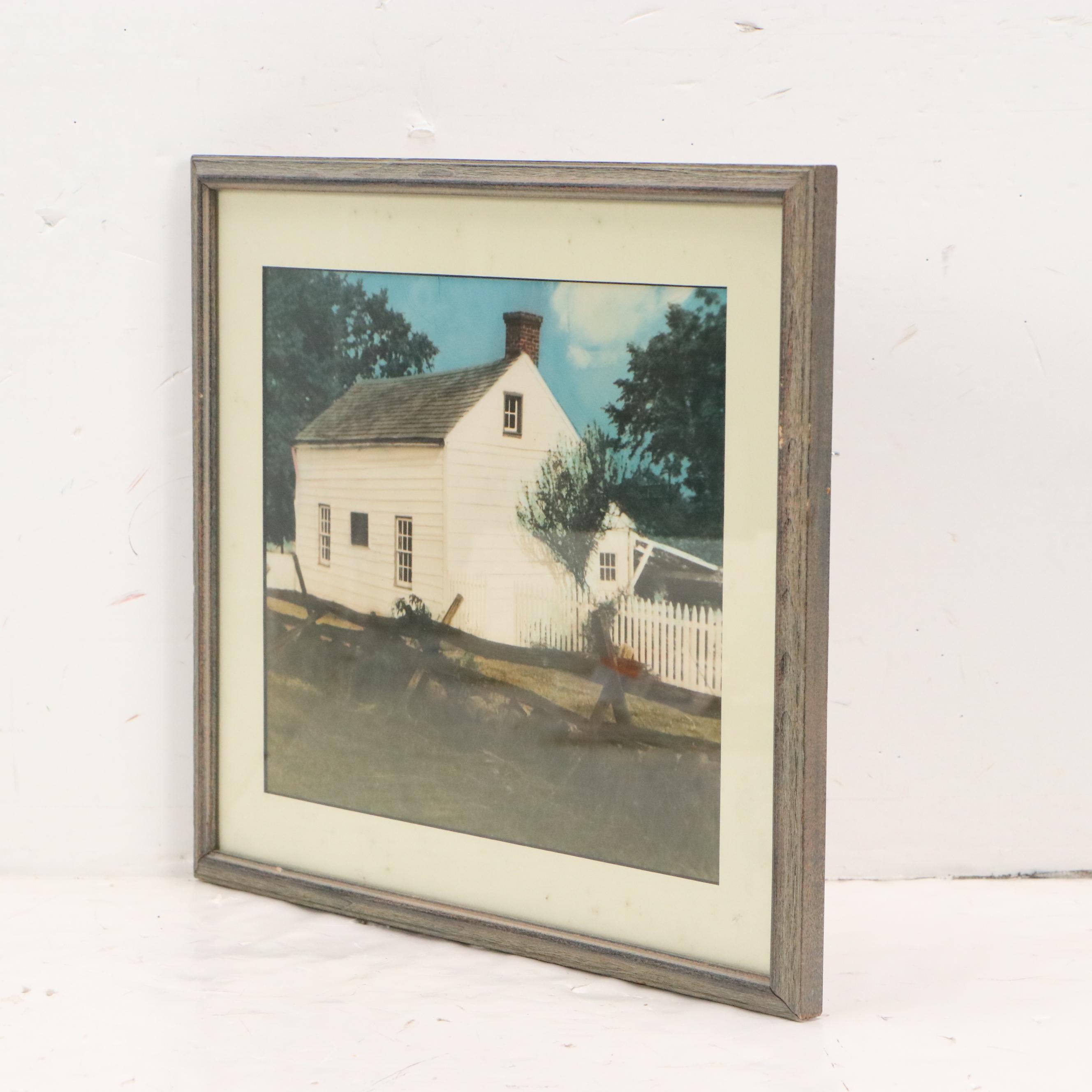 John Patrick Bell Chromogenic Photograph "Gettysburg Civil War House ...