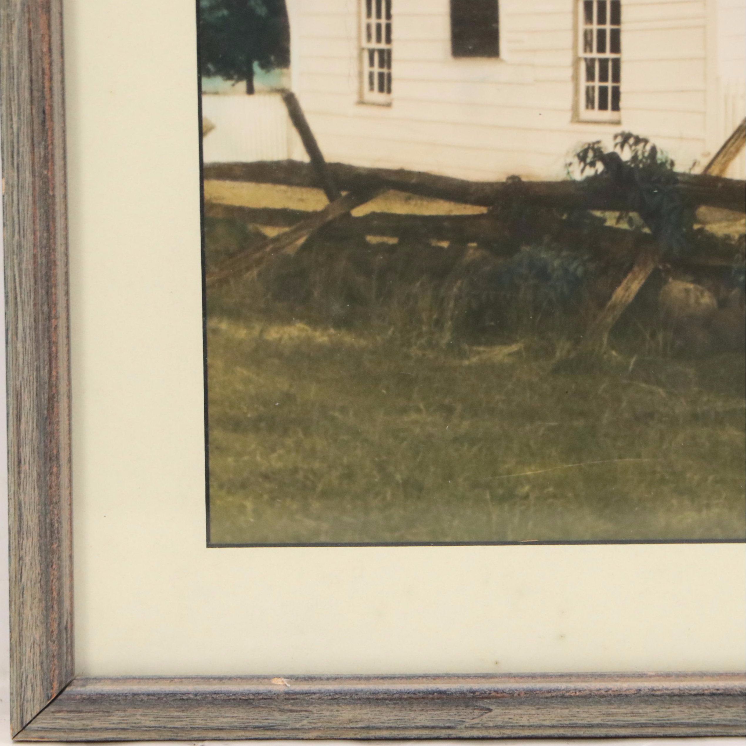 John Patrick Bell Chromogenic Photograph "Gettysburg Civil War House ...