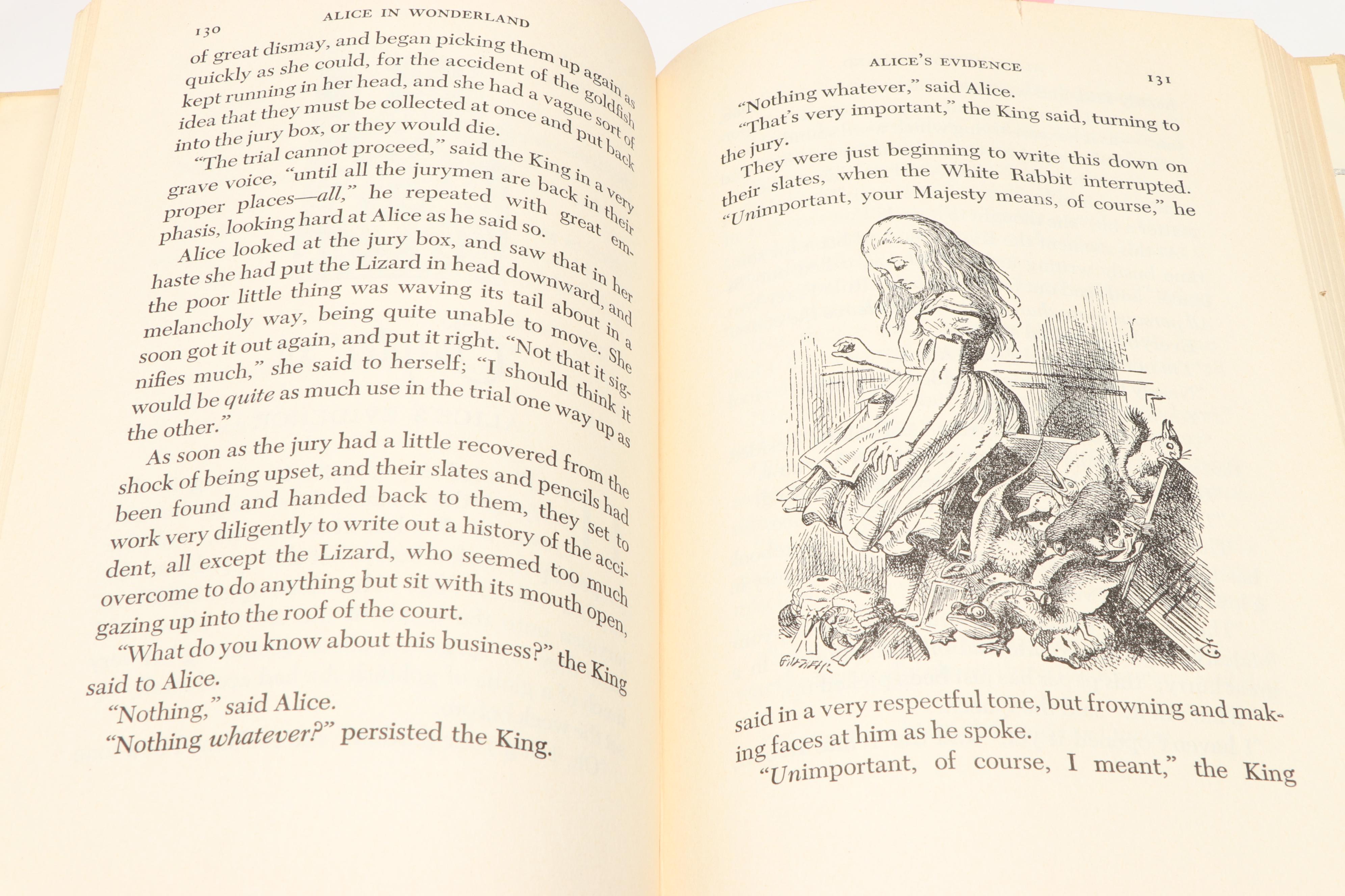 Illustrated "Alice in Wonderland and Through the Looking Glass" by ...