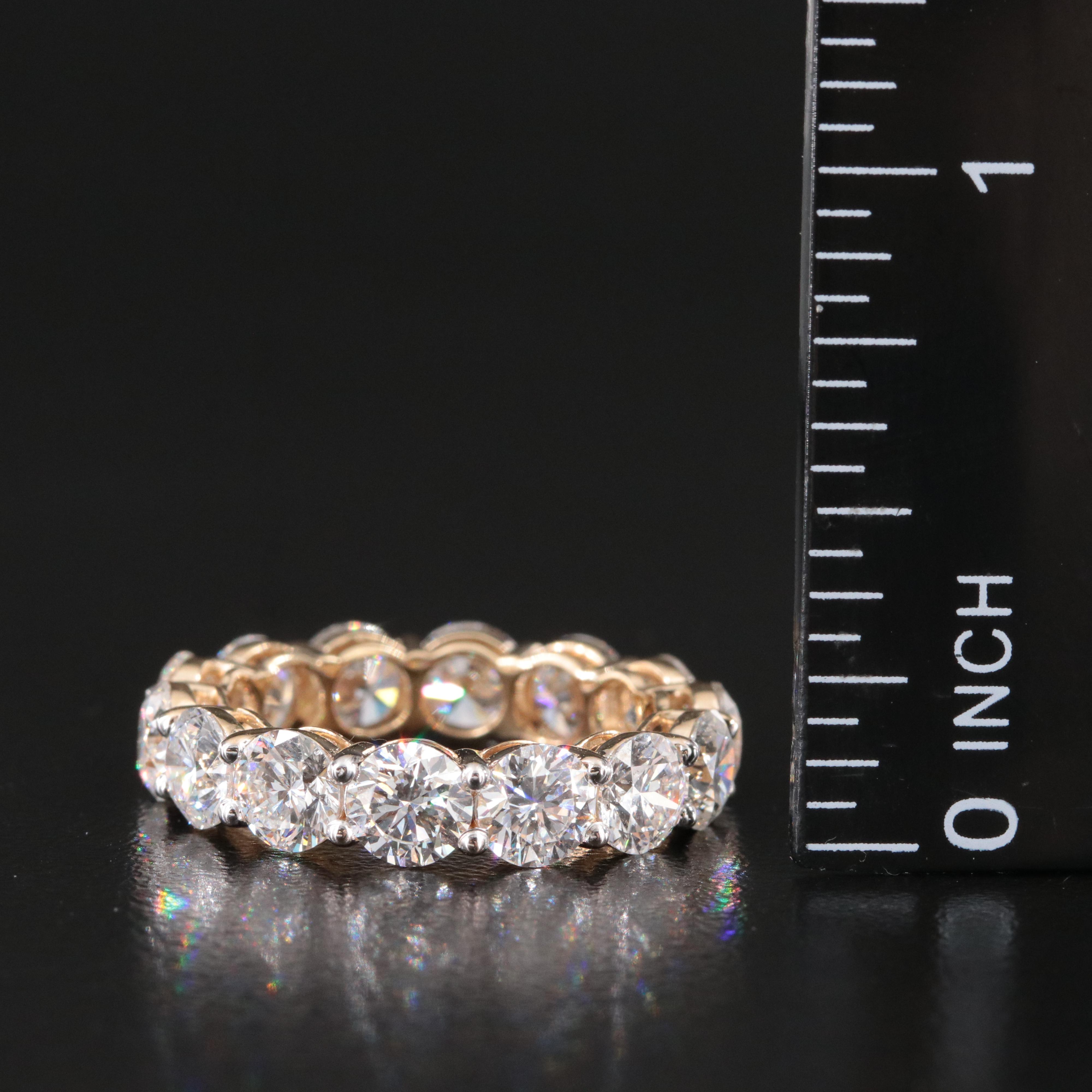 14K 5.78 CTW Lab Grown Diamond Eternity Band | EBTH