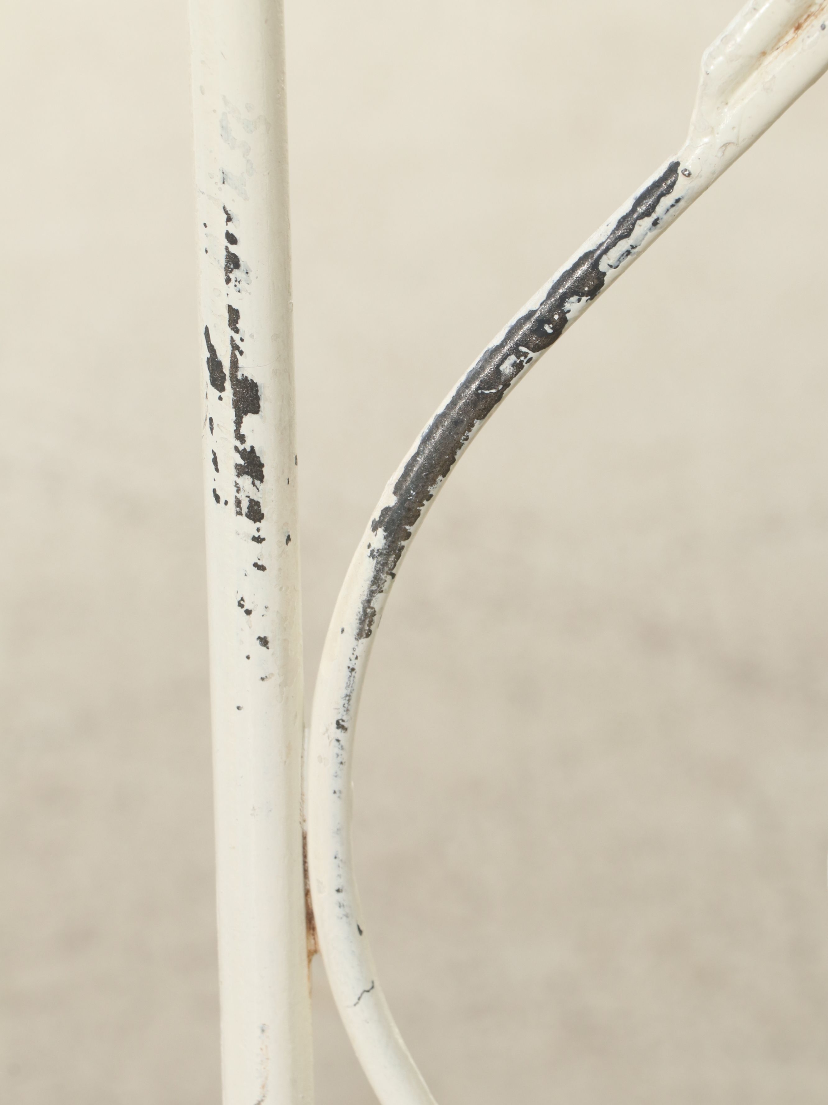 Five Piece Mid Century Modern Style Metal Patio Dining Set with Glass ...