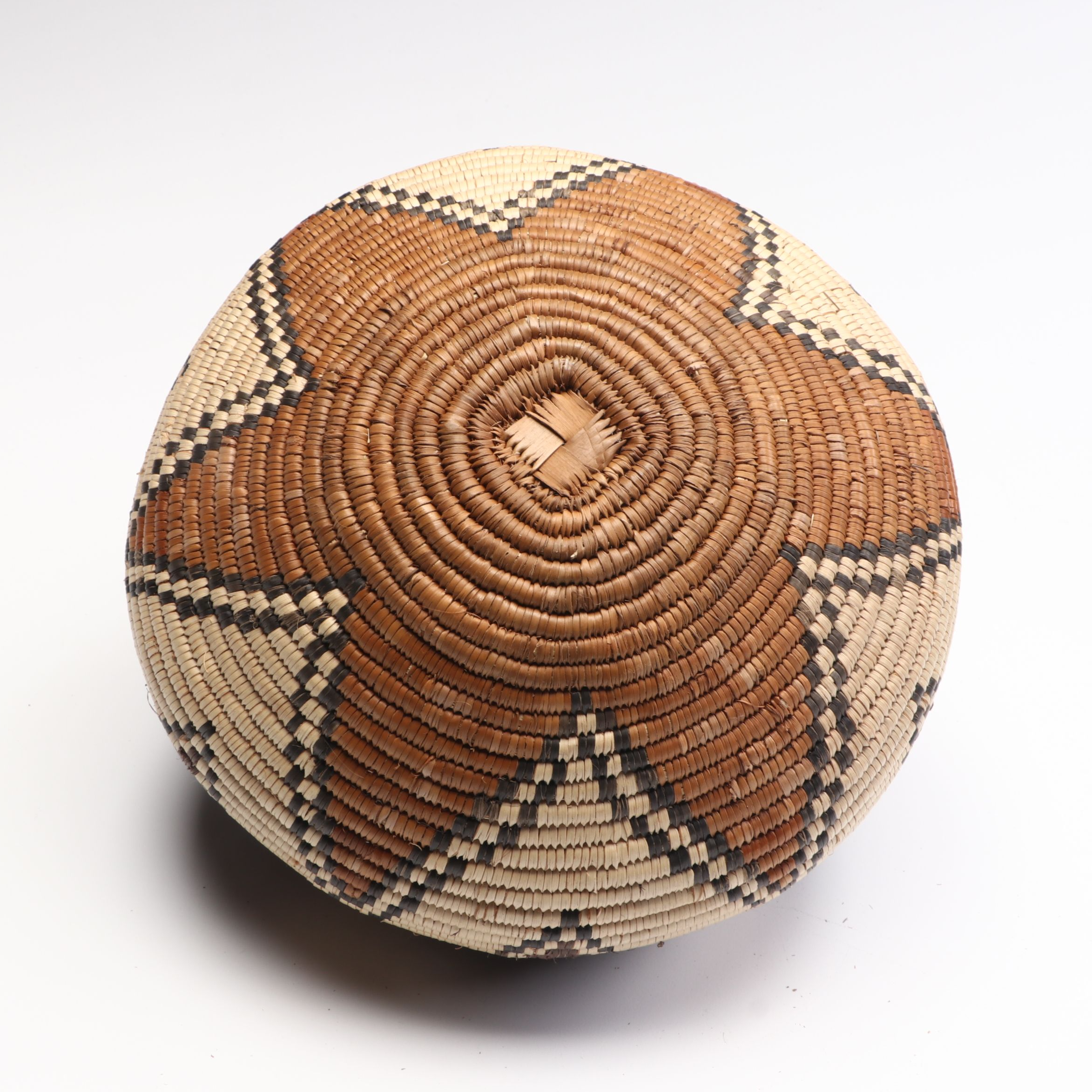 Zulu Peoples Woven Ilala Palm Lidded Vessels and Diminutive Bowl | EBTH
