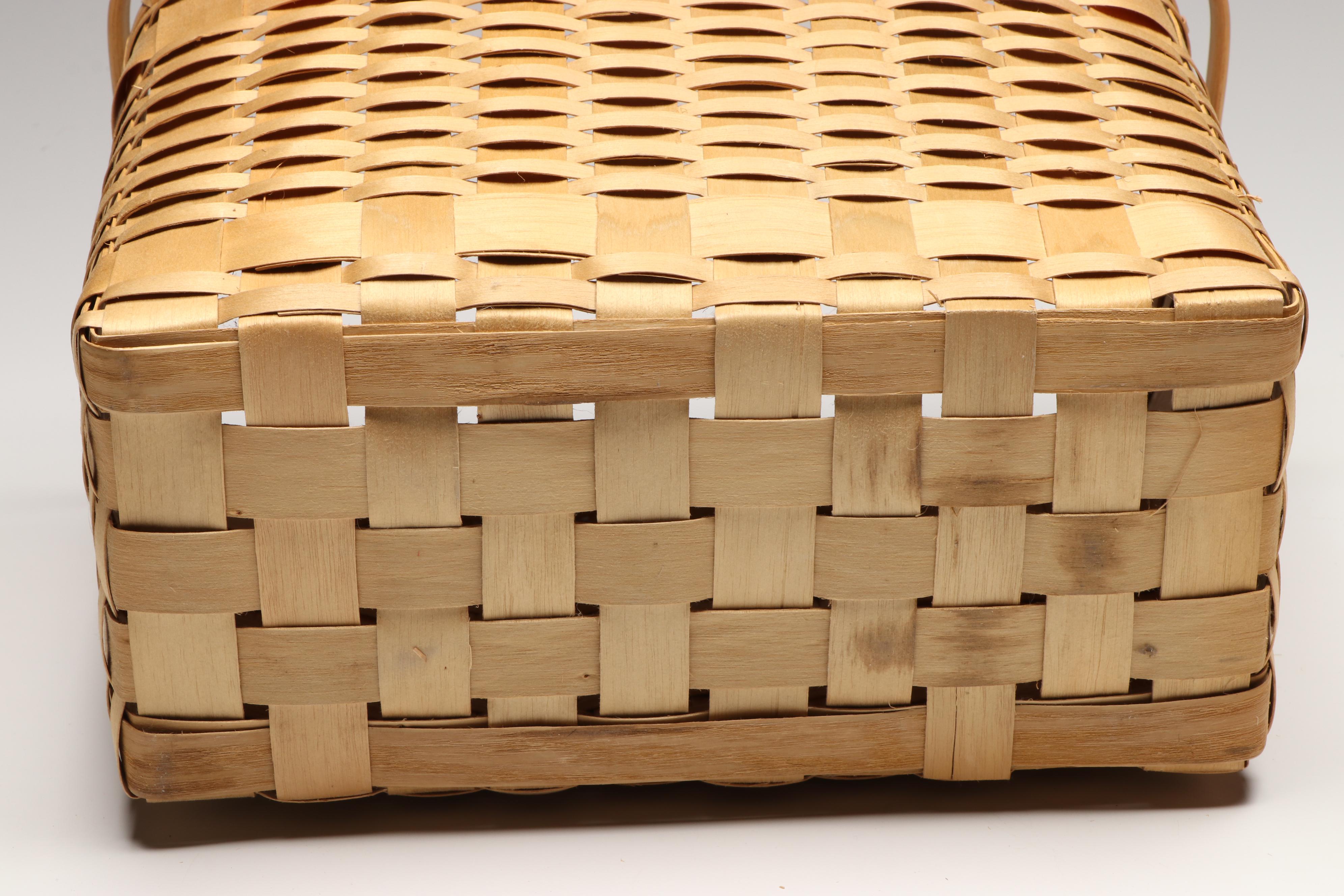 Cecelia Sunday Mohawk Black Ash Baskets | EBTH