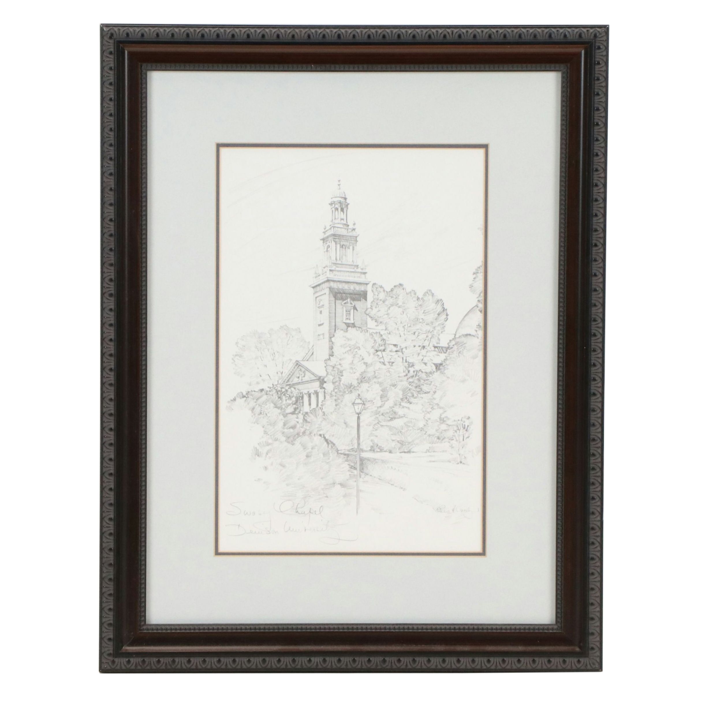 After Charles H. Overly Halftone "Swasey Chapel," Late 20th Century | EBTH