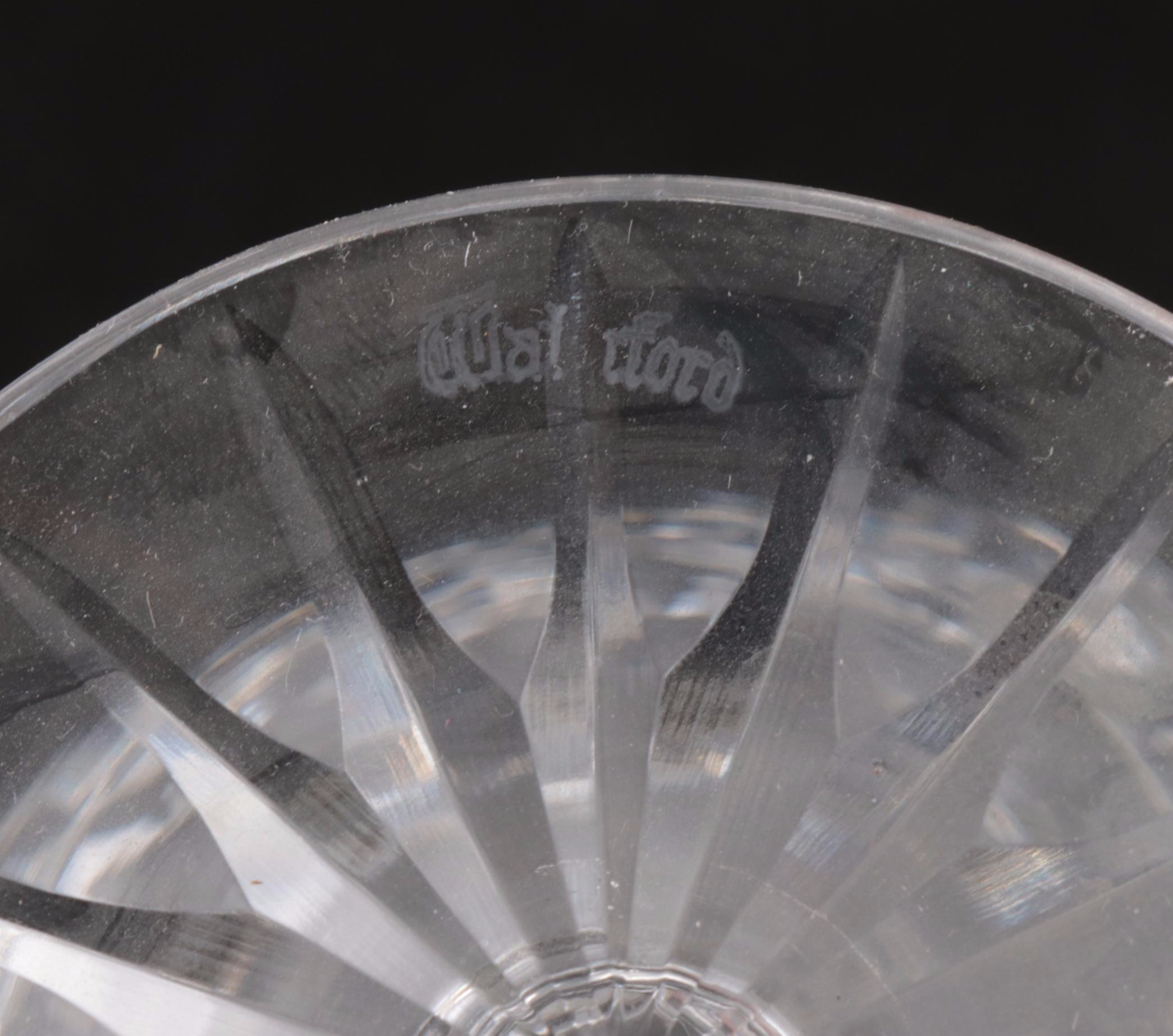 Waterford "Maeve" and "Lismore" Crystal Brandy Glasses | EBTH