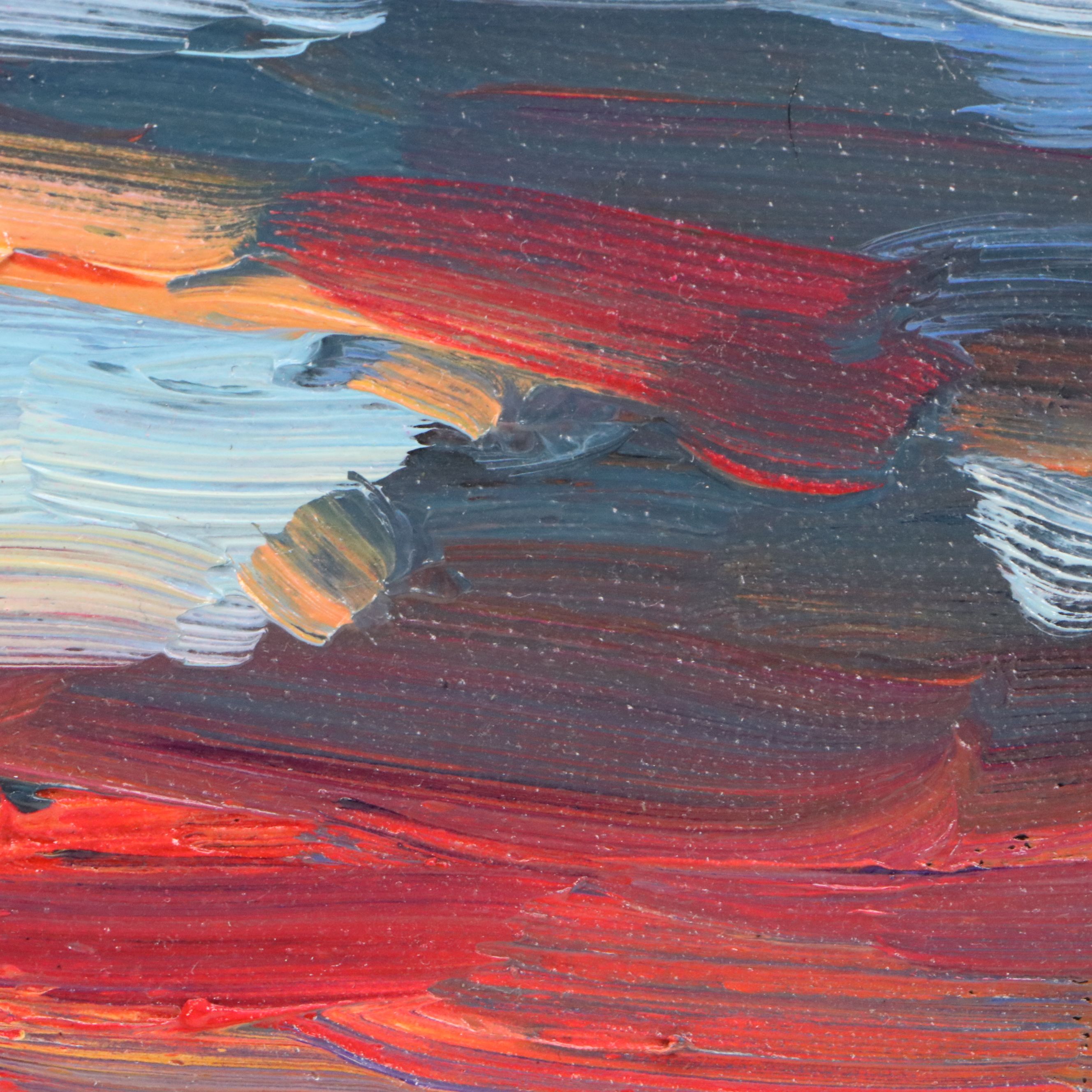 William Hawkins Sunset Landscape Oil Painting, 2025 | EBTH