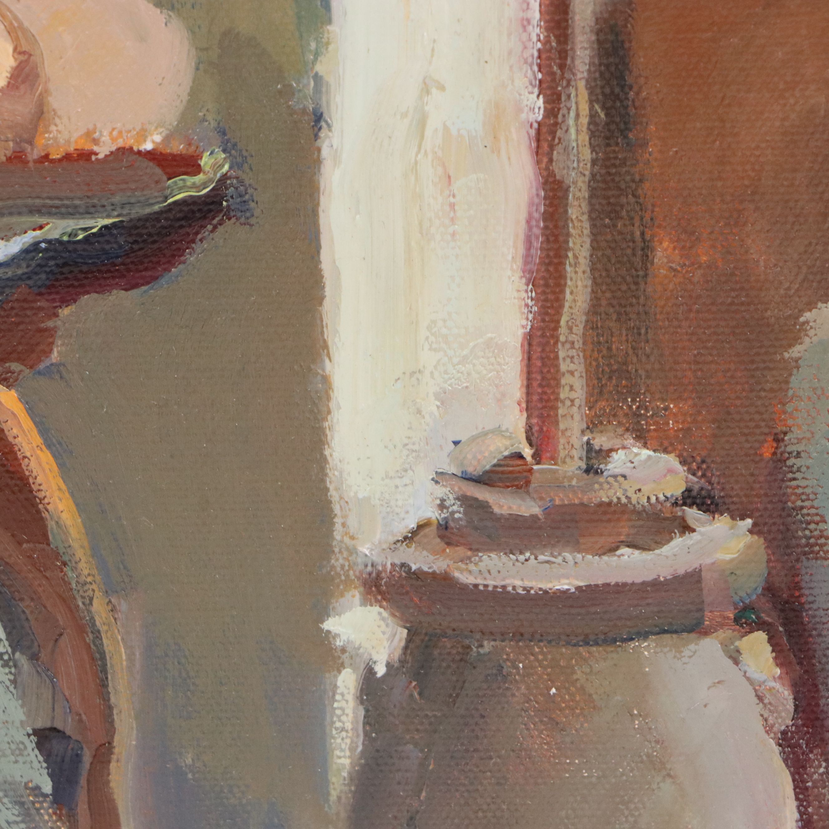 Susan Grisell Oil Painting of Interior Scene, 2018 | EBTH